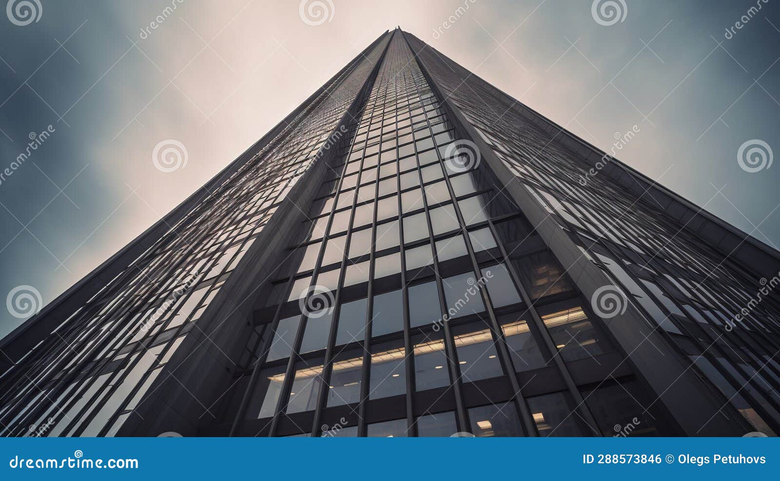 A Very Tall Building with a Lot of Windows on it Stock Photo - Image of ...