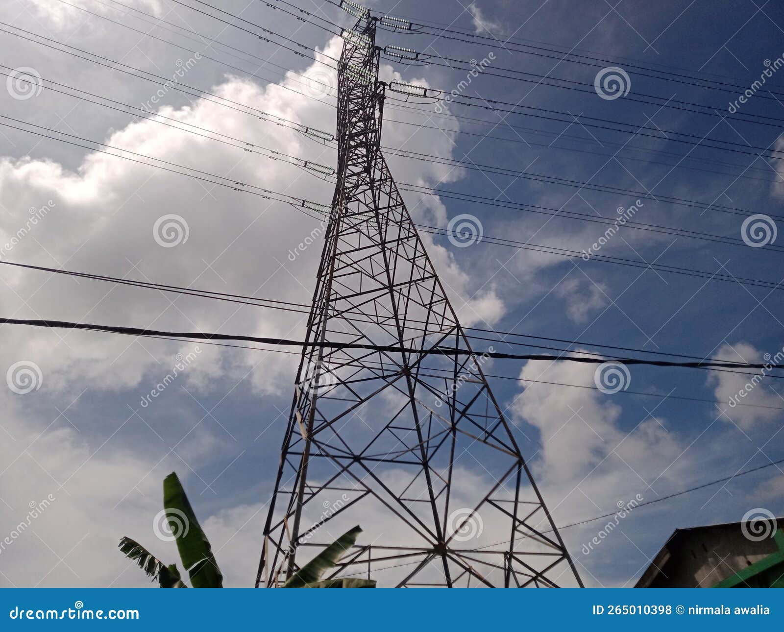 Very Tall Electric Poles are so Beautiful Stock Photo - Image of ...