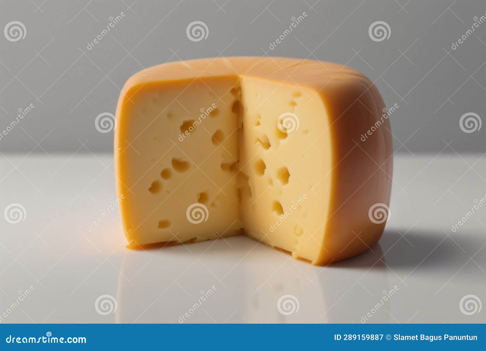 Very Tasty Cheese Slices on White Background Stock Illustration ...