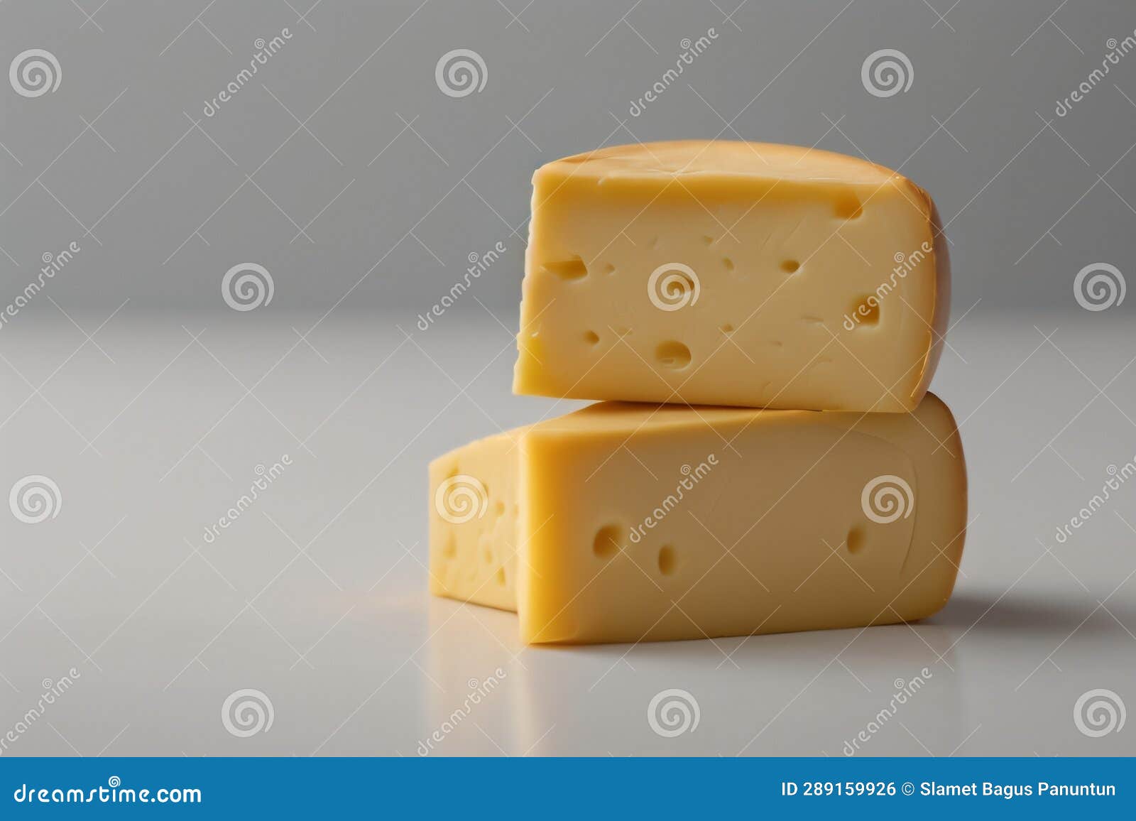 Very Tasty Cheese Slices on White Background Stock Illustration ...
