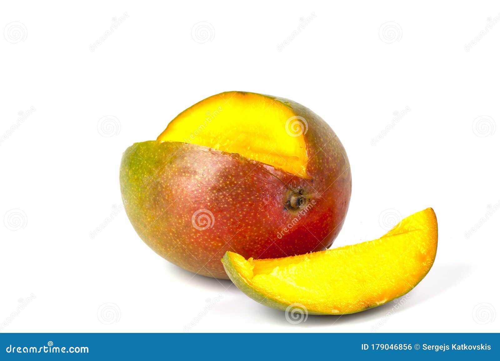 Very Tasty Mango with Slice Stock Photo - Image of healthy, object ...
