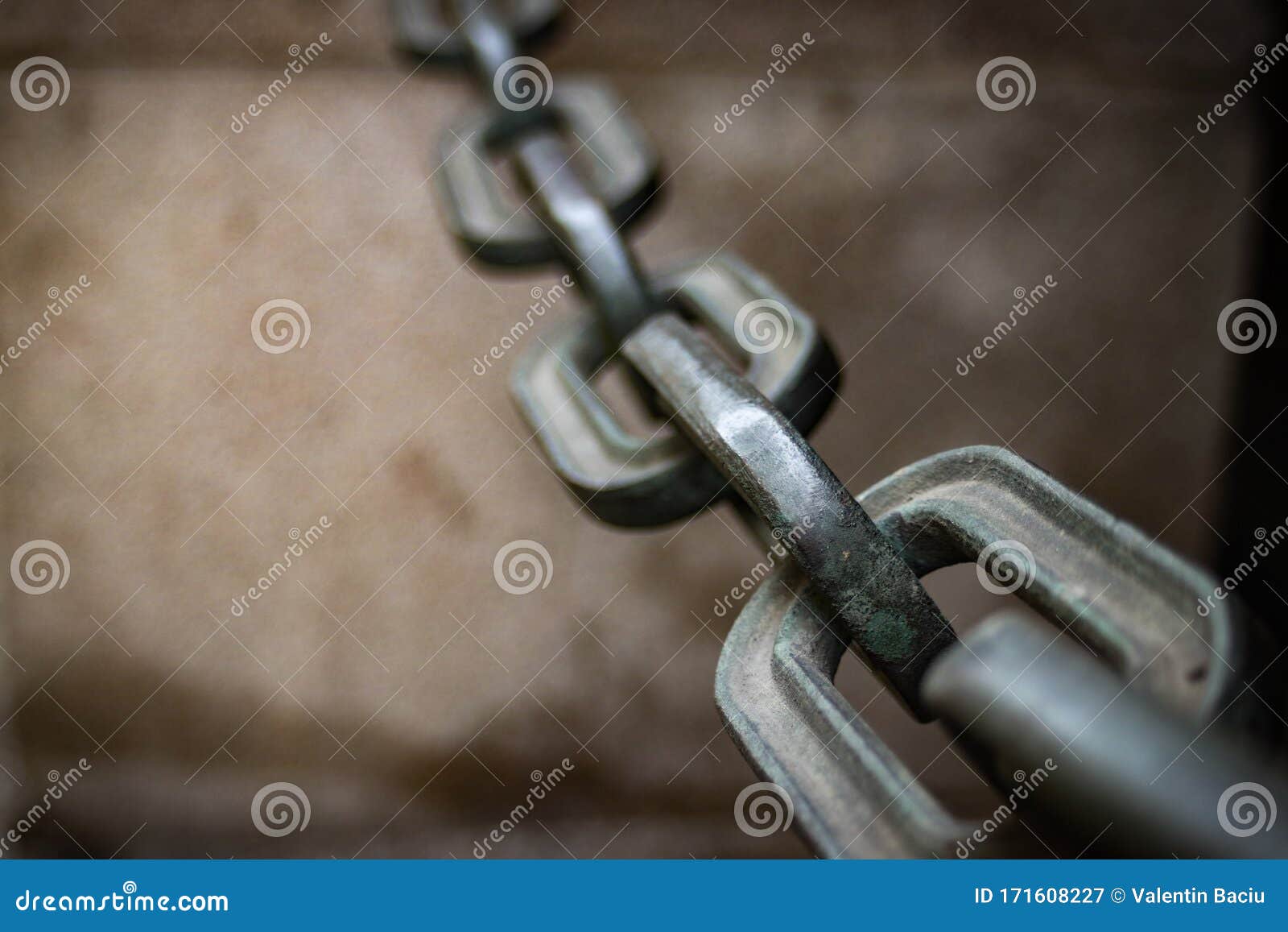 Very Thick Metal Chain Closeup Stock Image - Image of protection ...