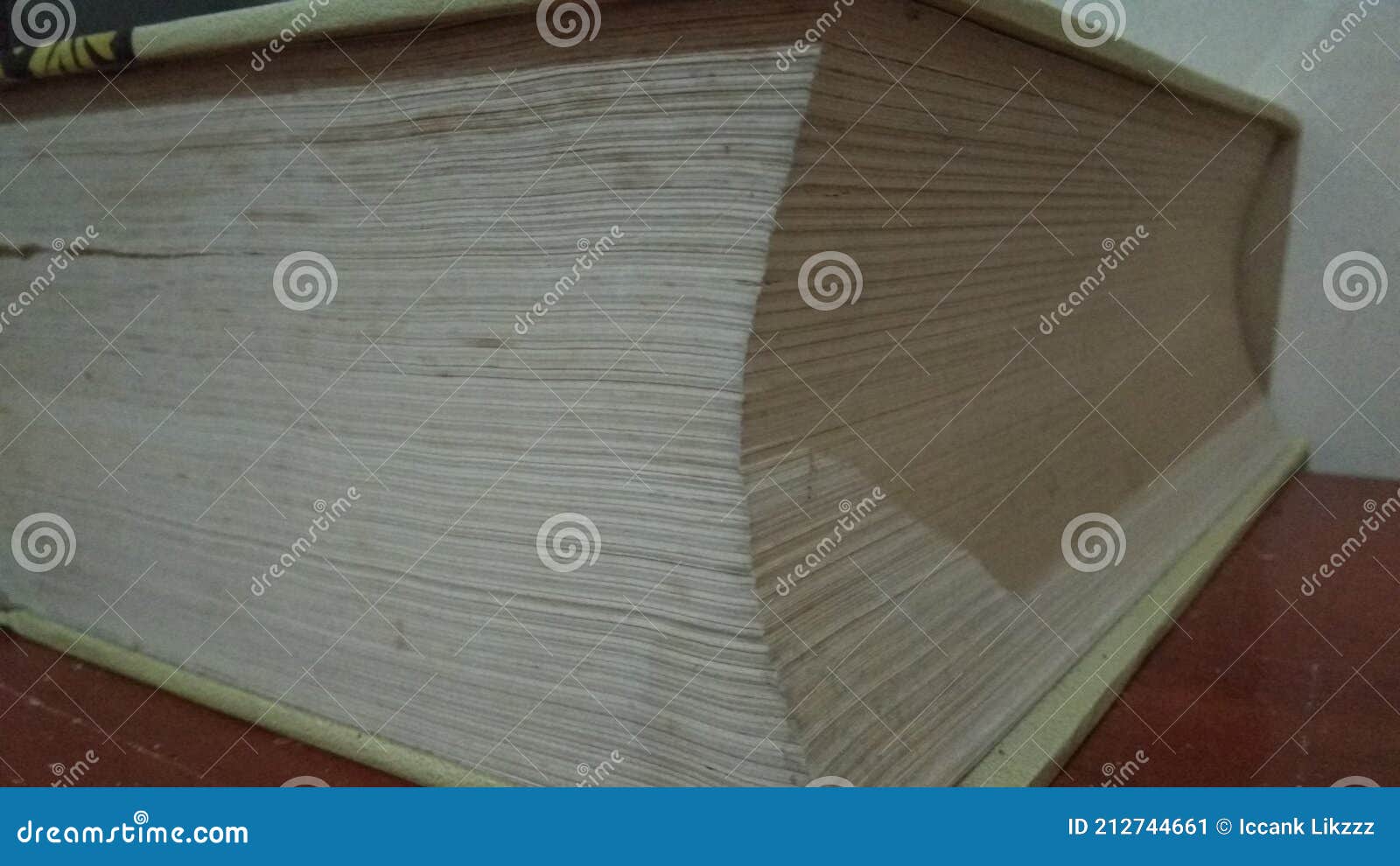 Very thick old book sheets stock image. Image of furniture - 212744661