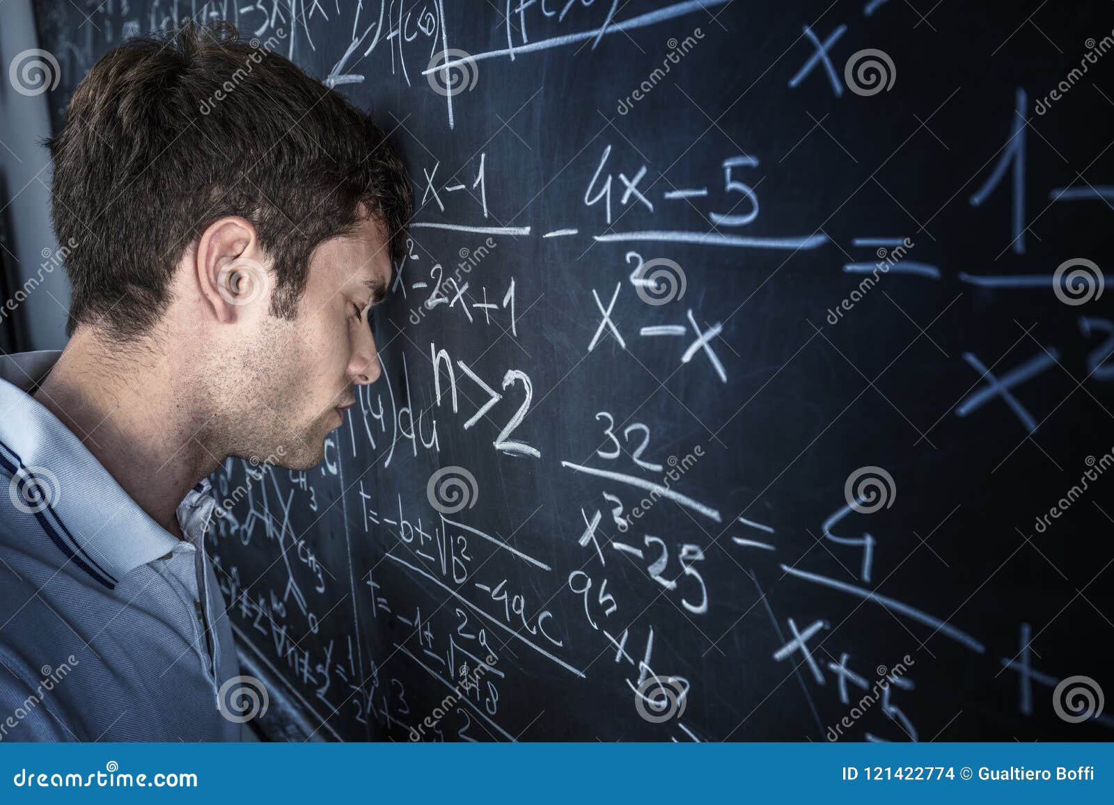 Very tired student stock photo. Image of difficulty - 121422774