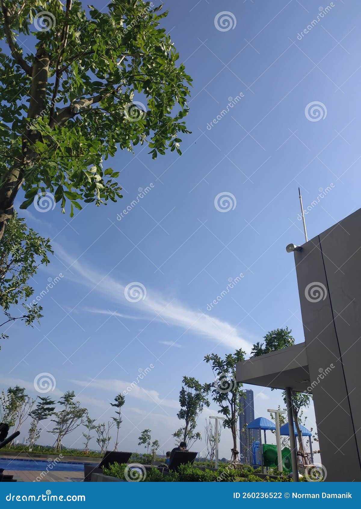 A Very Unique Cloud Shape in the Morning Sky Stock Photo - Image of ...