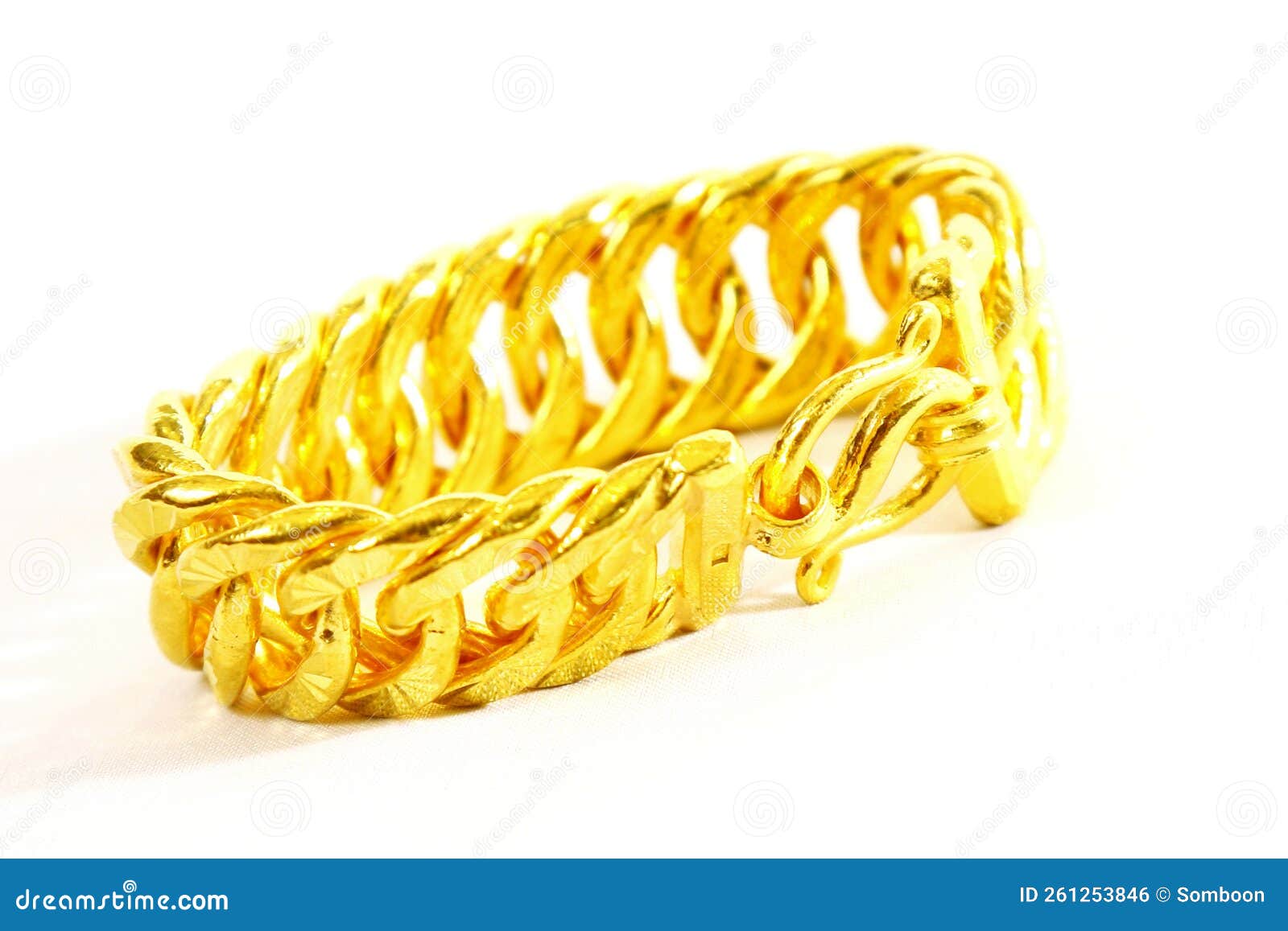 A Very Valuable Gold Bracelet Stock Photo - Image of valuable, gold ...