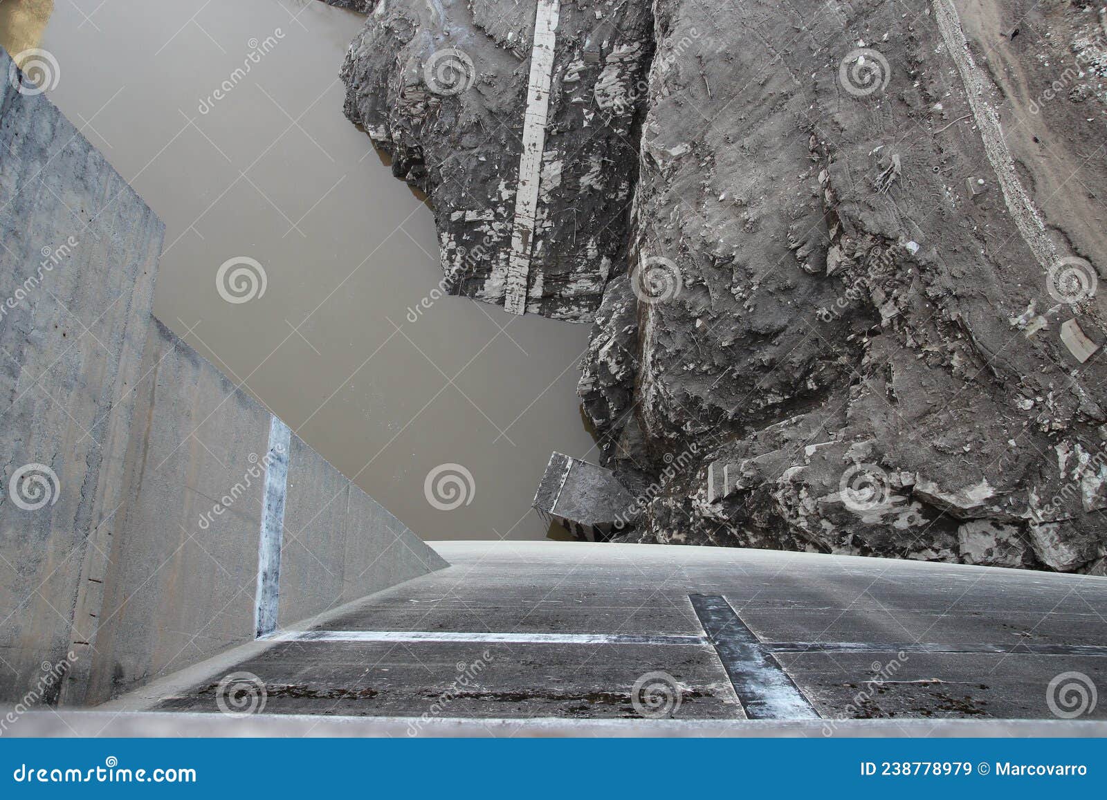 Verzasca Dam Bed Switzerland Stock Image - Image of mountain, outdoor ...