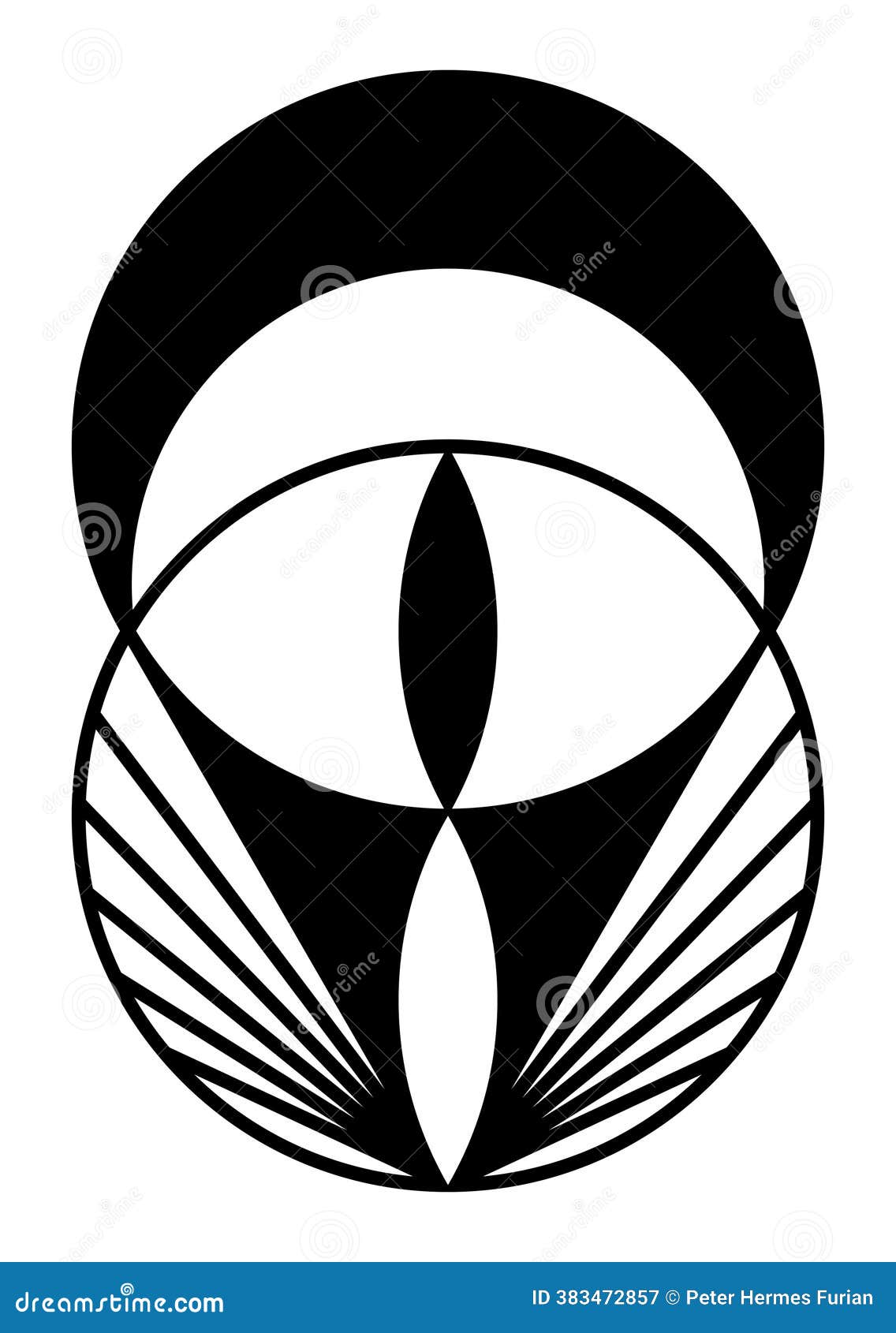 Vesica Piscis, Basic Form For An Eye And Ichthys, The Jesus Fish Symbol ...