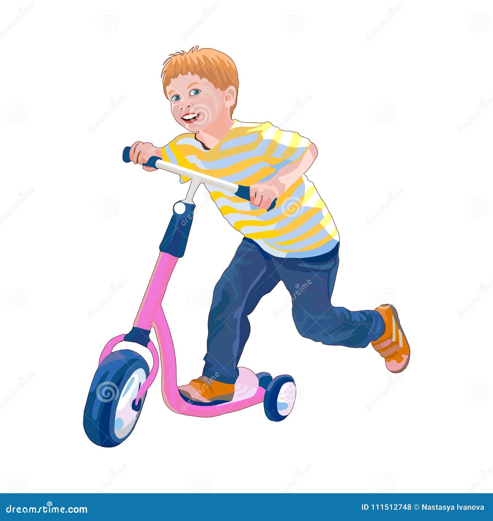 Vespa de tres ruedas ilustración del vector. Ilustración de poco ...