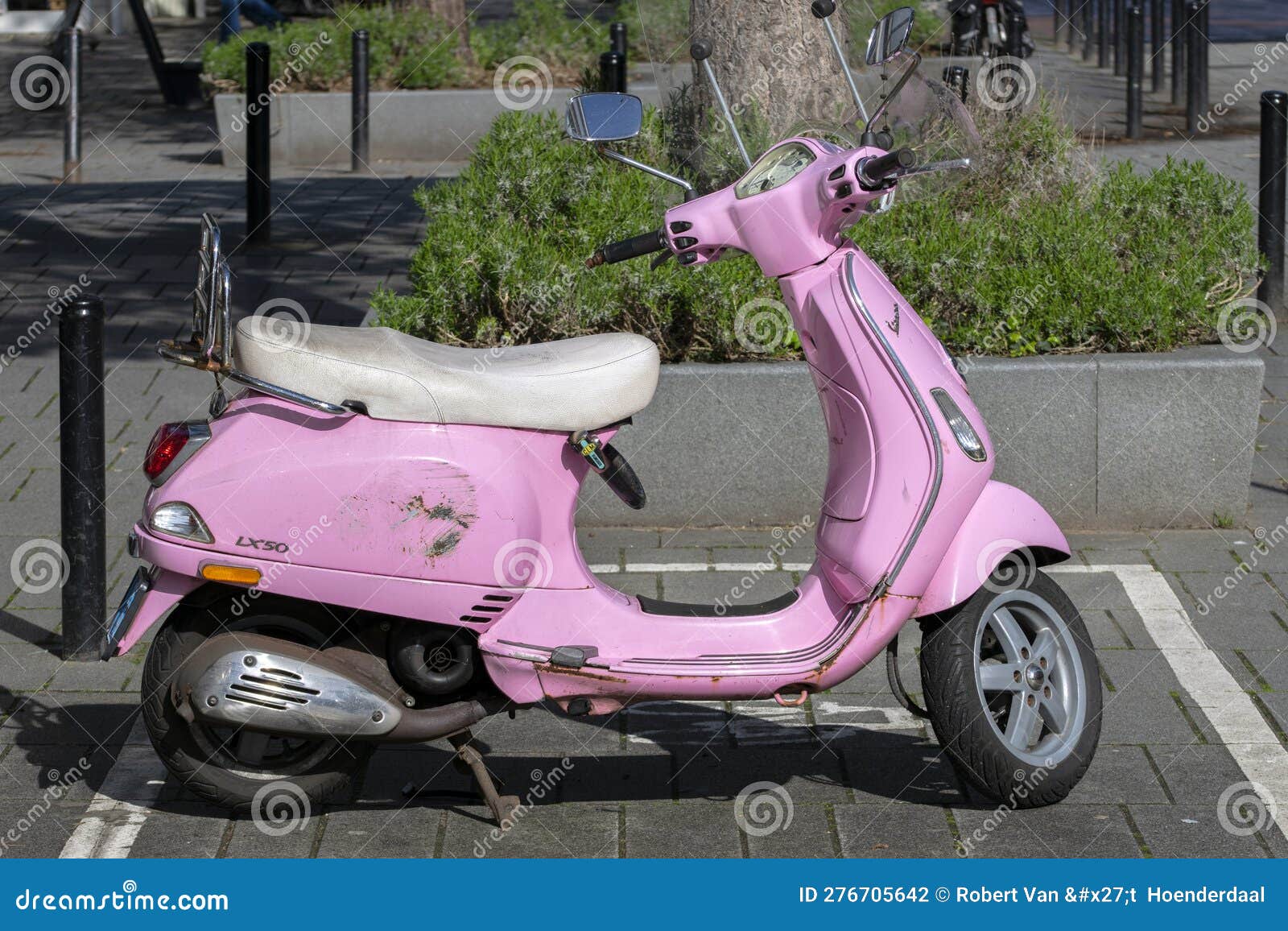 Vespa LX50 Moped at Amsterdam the Netherlands 25-4-2023 Editorial ...