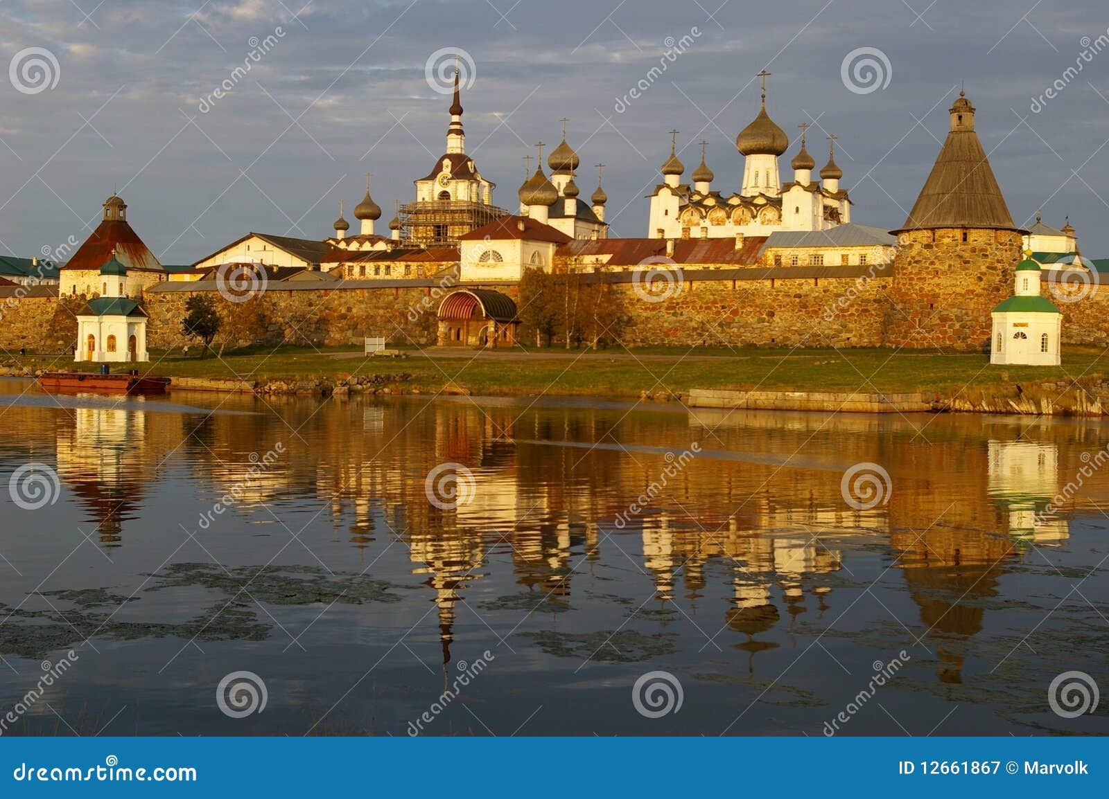 Vesper-bell stock image. Image of orthodoxy, solovetsky - 12661867