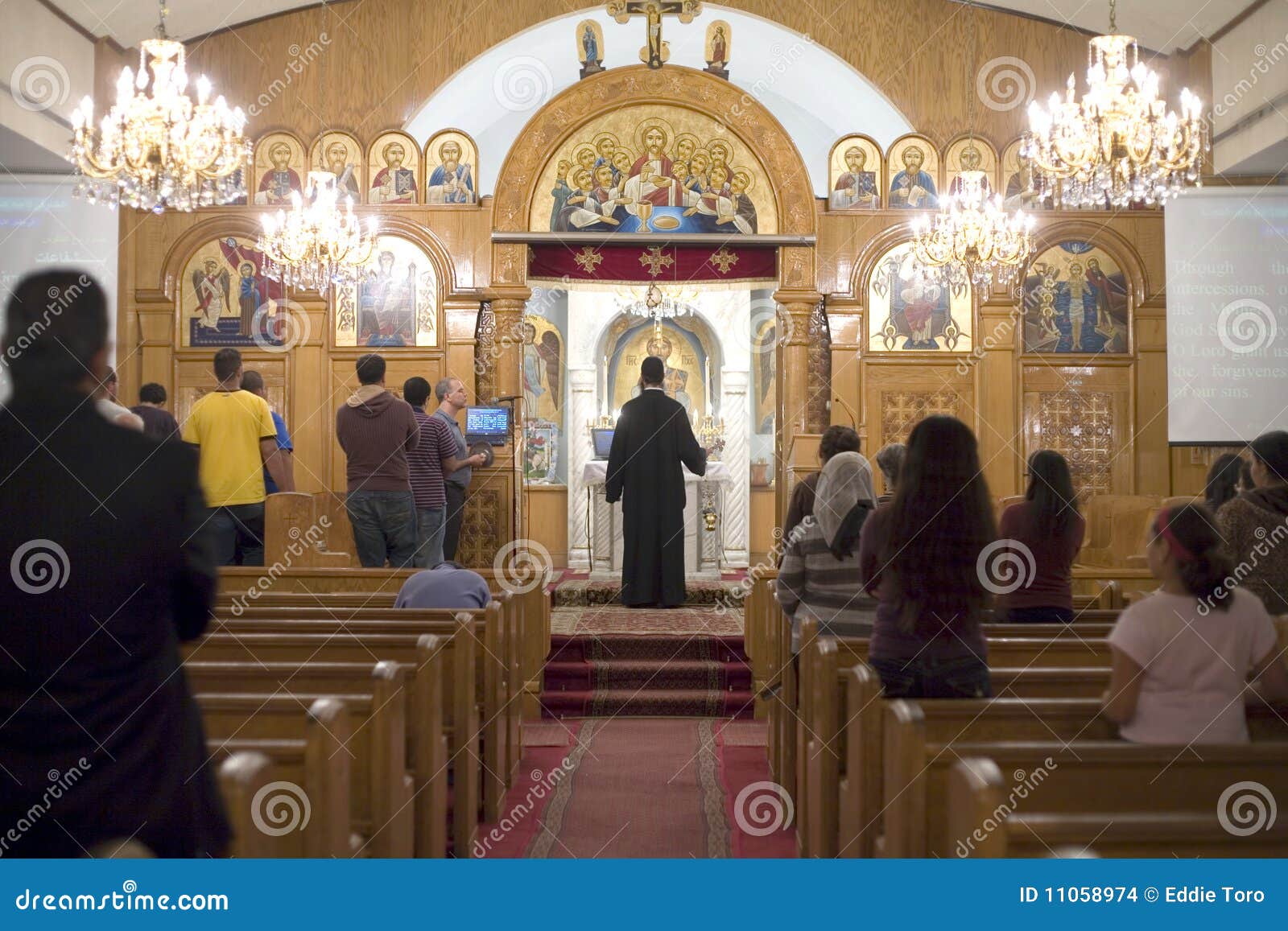 Vespers Prayer Service editorial stock image. Image of chapel - 11058974