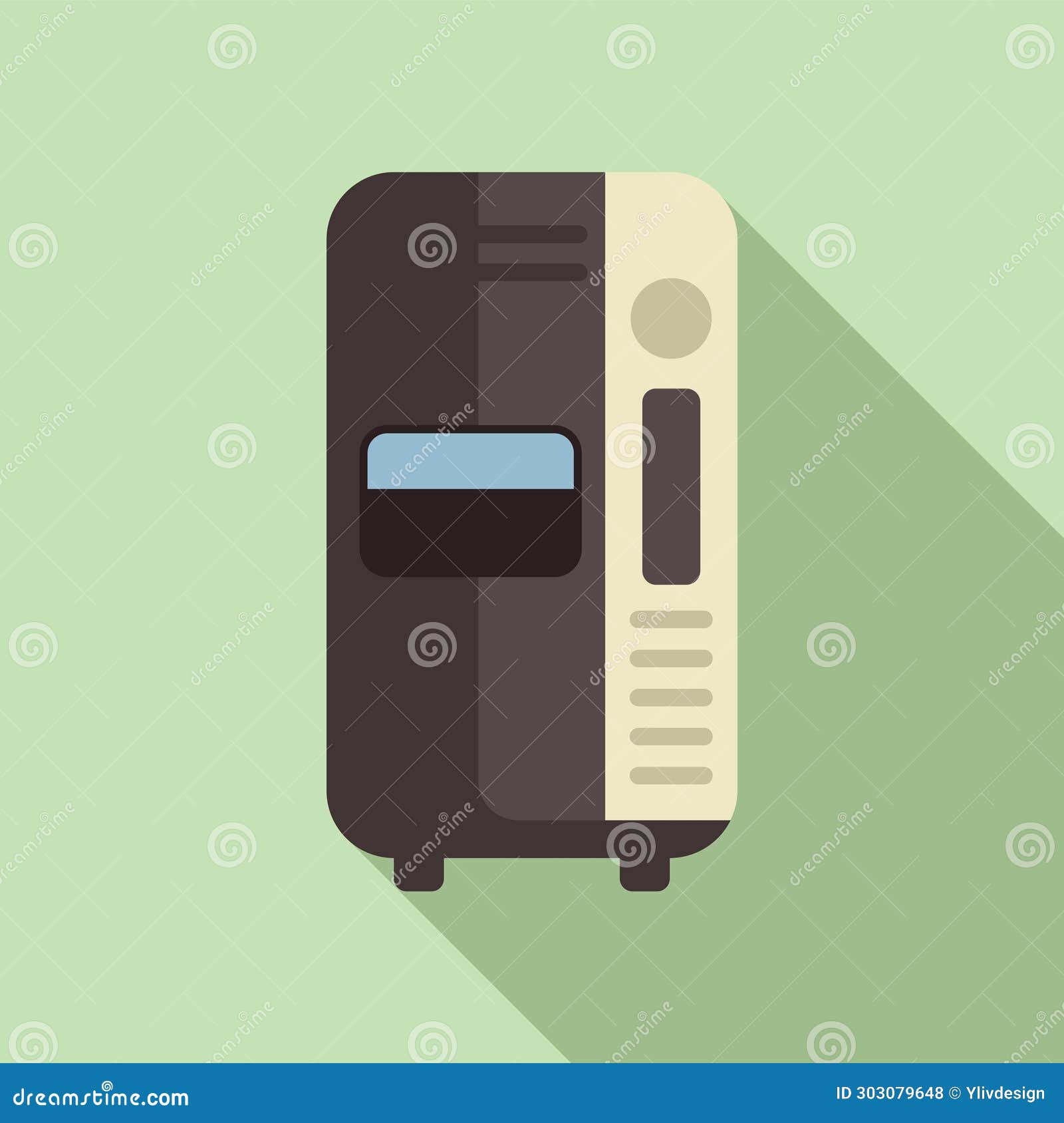 Vessel Snack Machine Icon Flat Vector. Portable Bottle Stock Vector ...