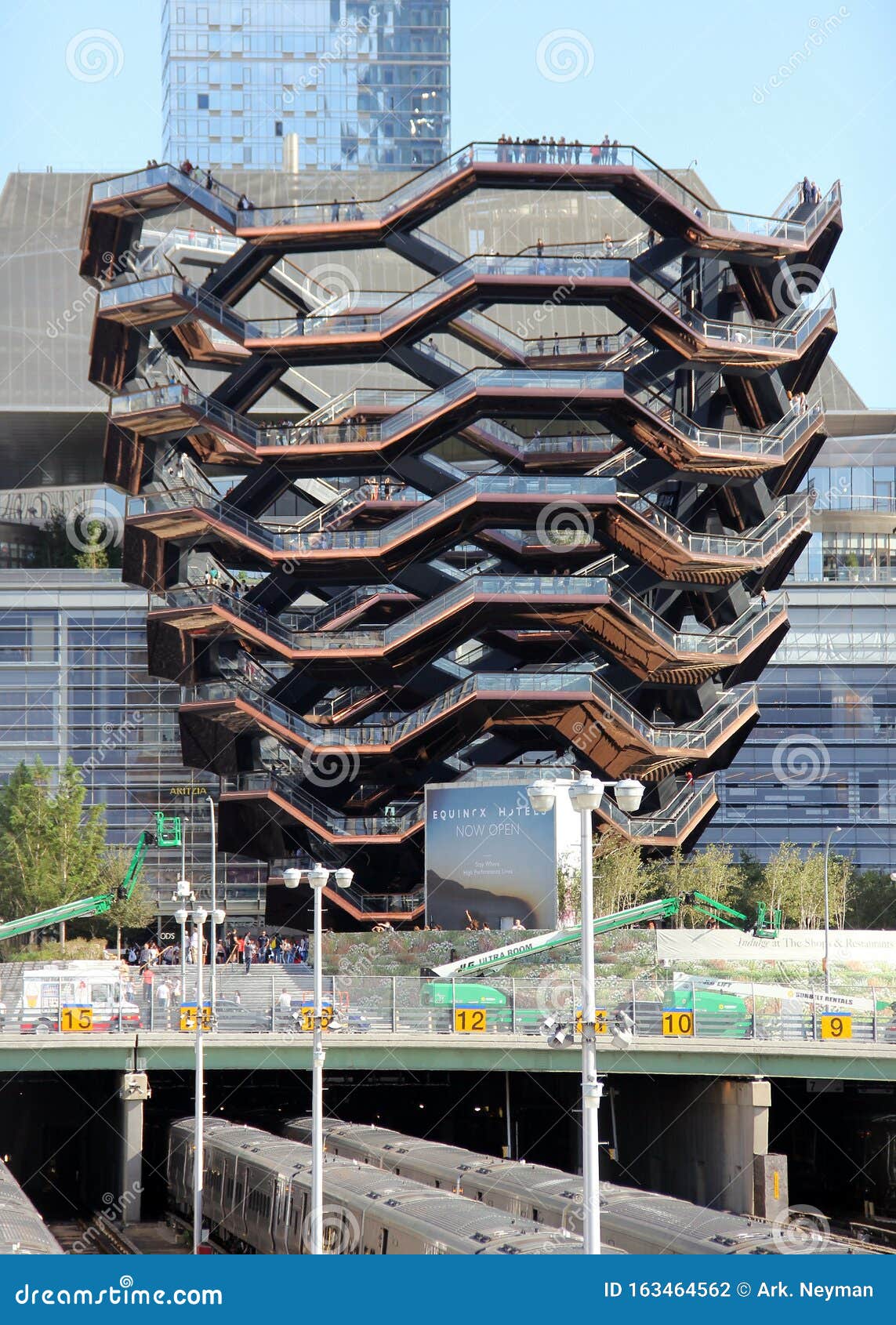 The Vessel Structure Built As Part Of The Hudson Yards Redevelopment ...