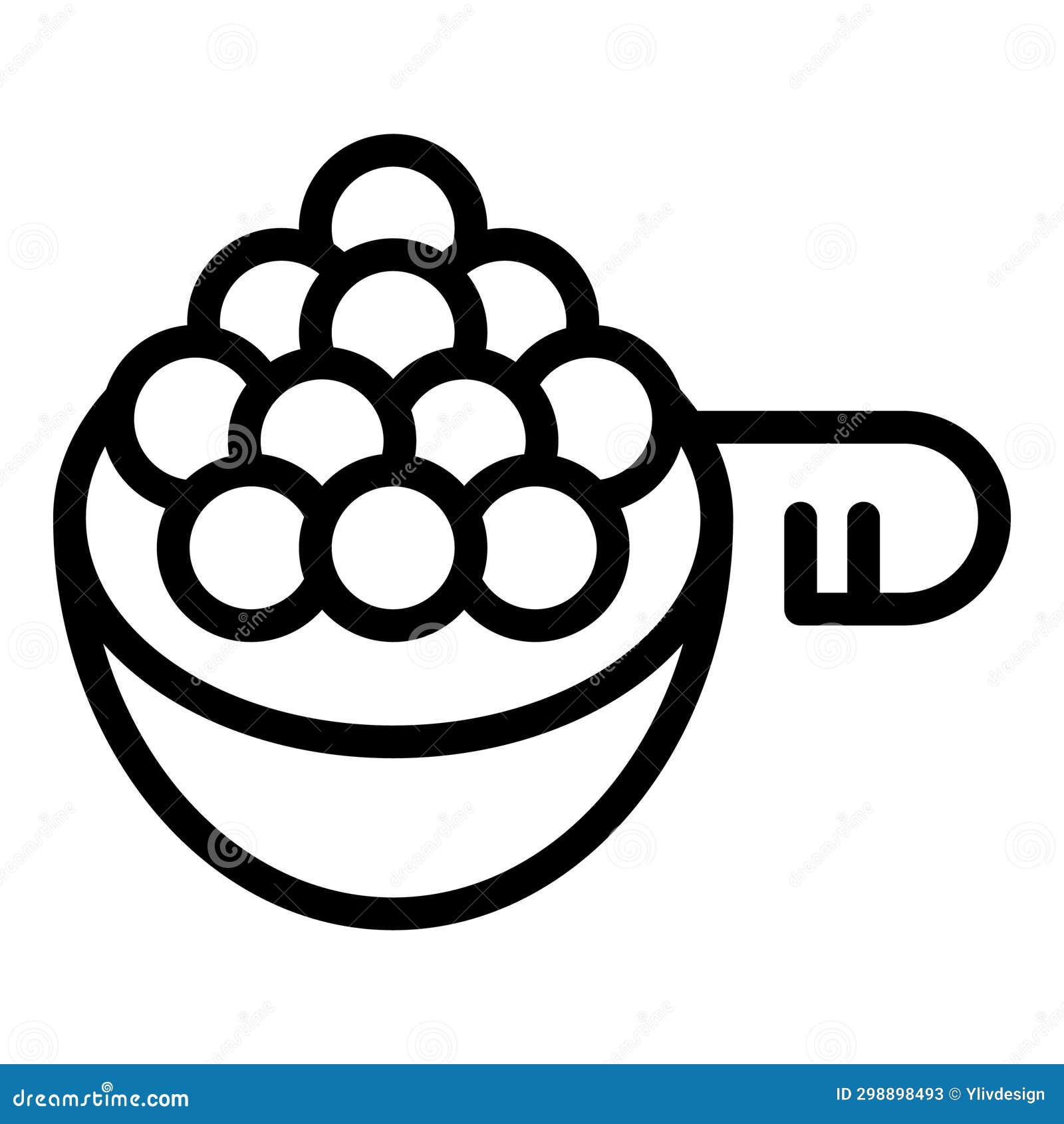 Tapioca Icon With Cassava Leaf In Flat Style Isolated On White ...