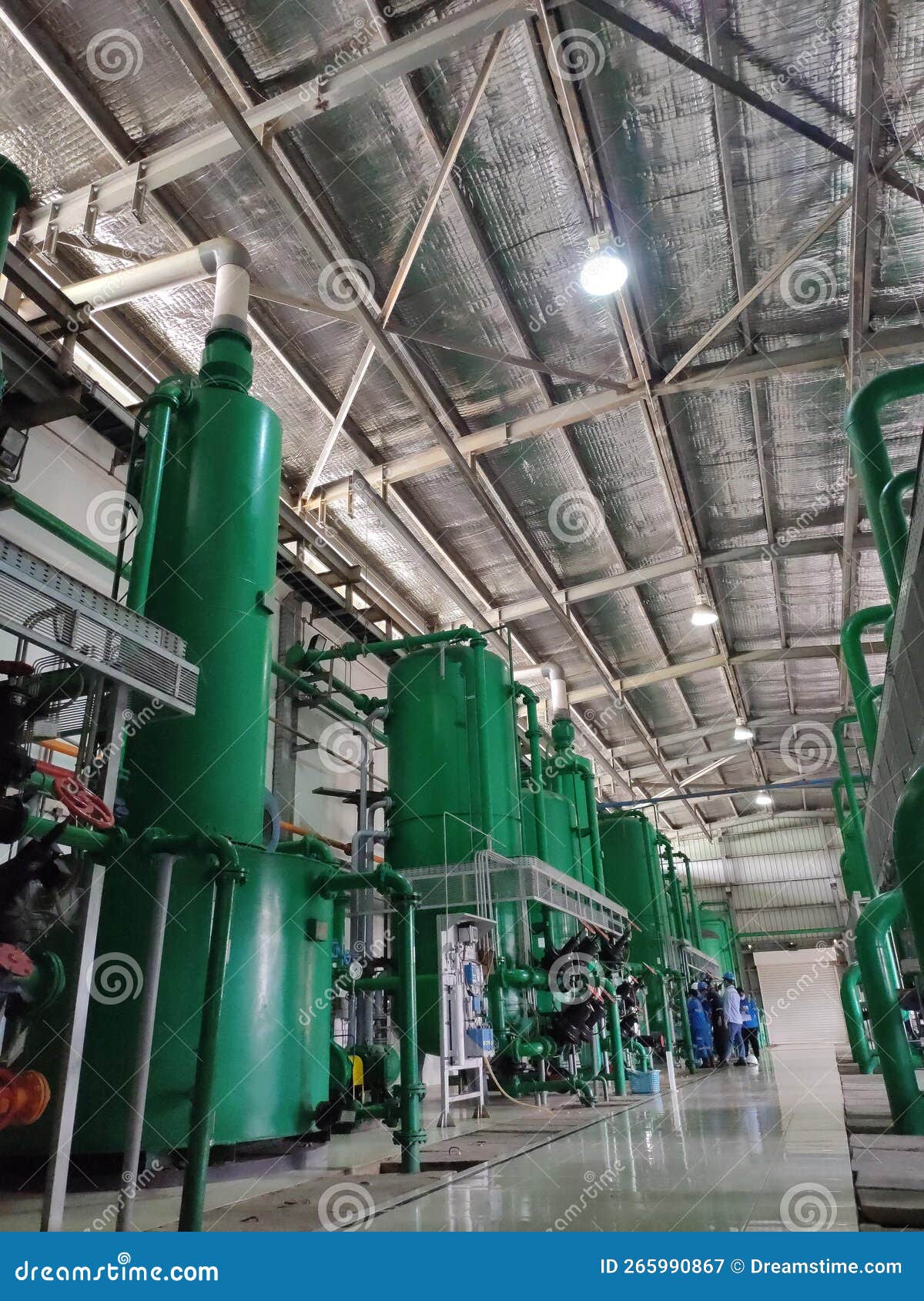 Vessel Water Treatment Plant Room Stock Image - Image of water, room ...