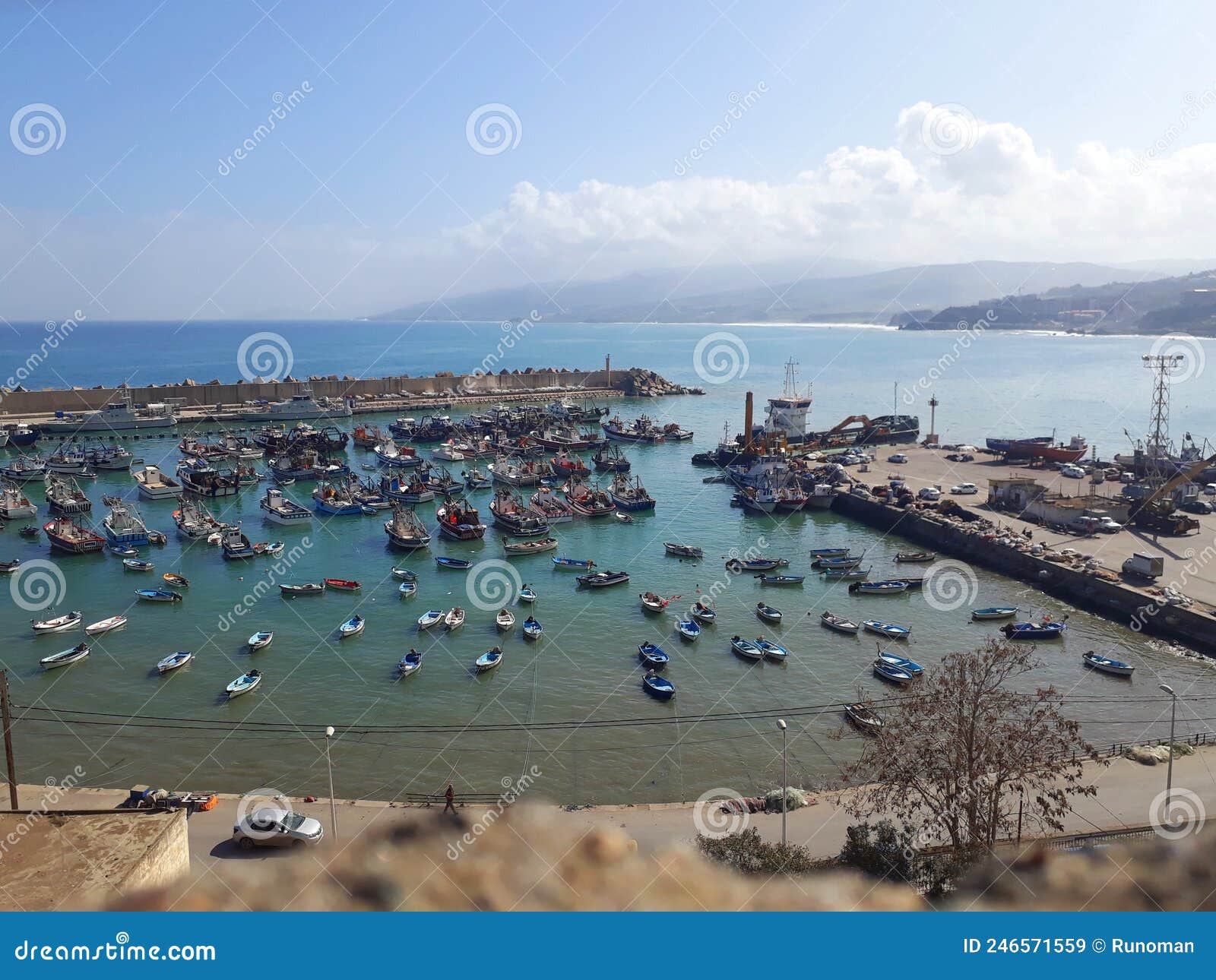 Dellys port in Algeria editorial stock image. Image of africa - 246571559