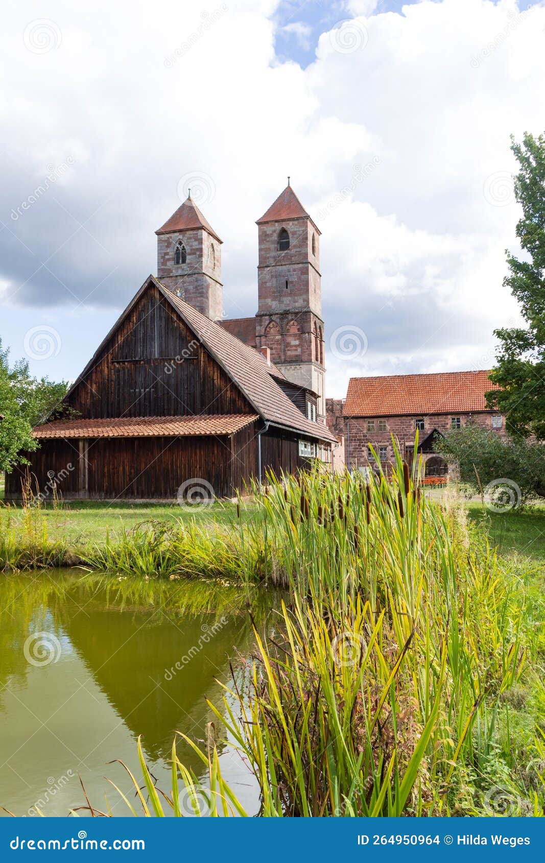 Vessra Abbey in Germany editorial stock image. Image of culture - 264950964