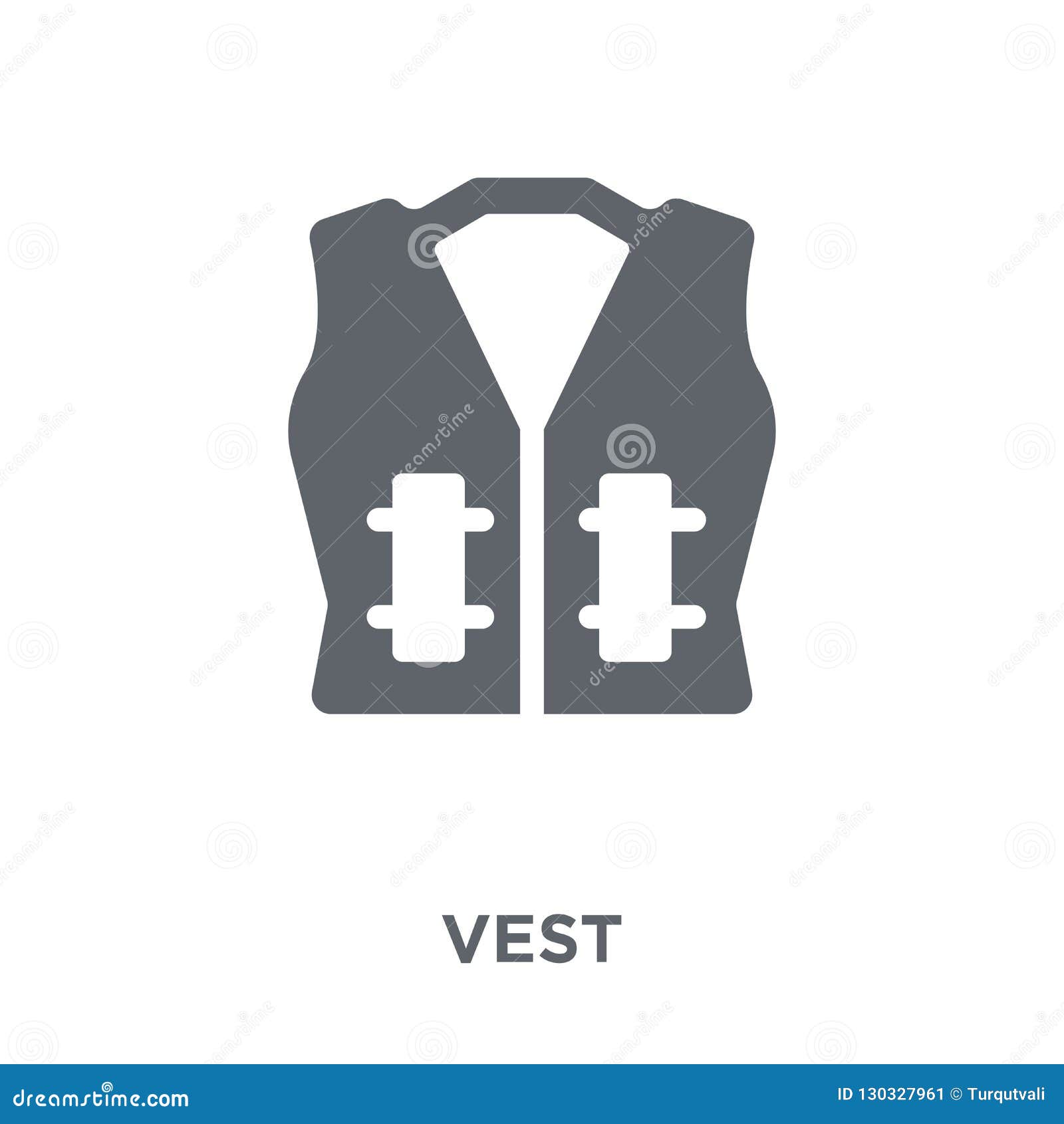 Vest icon from collection. stock vector. Illustration of protection ...