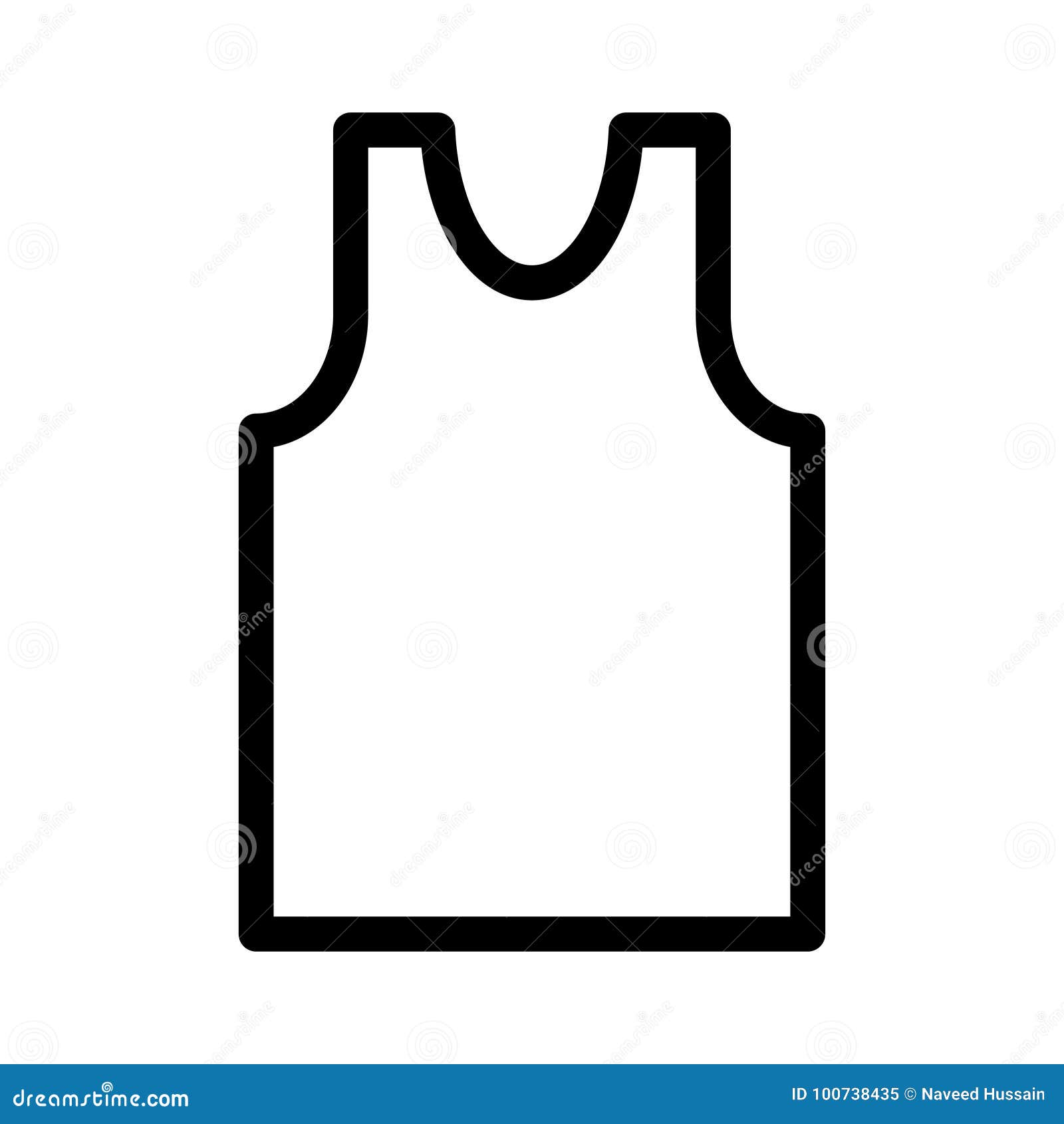 Vest icon stock illustration. Illustration of waistcoat - 100738435