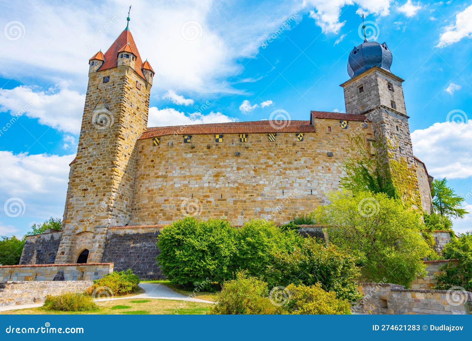 Veste Coburg Castle in Germany Stock Image - Image of gate, landscape ...