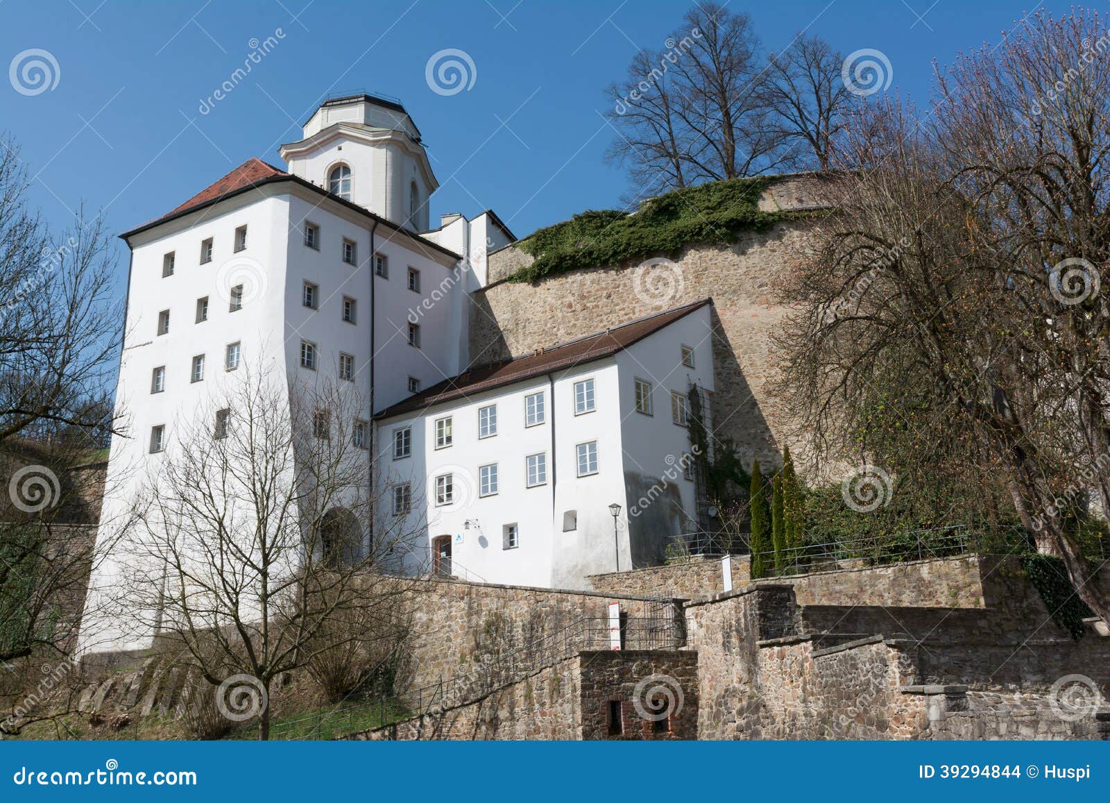 Veste Oberhaus, Castle in Passau, Germany Stock Photo - Image of blue ...