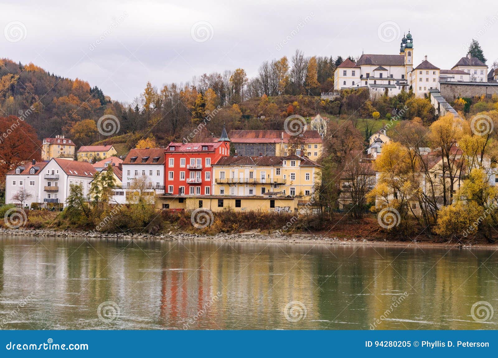 Veste Oberhaus, Una Vecchia Fortezza in Passavia, Germania Immagine ...