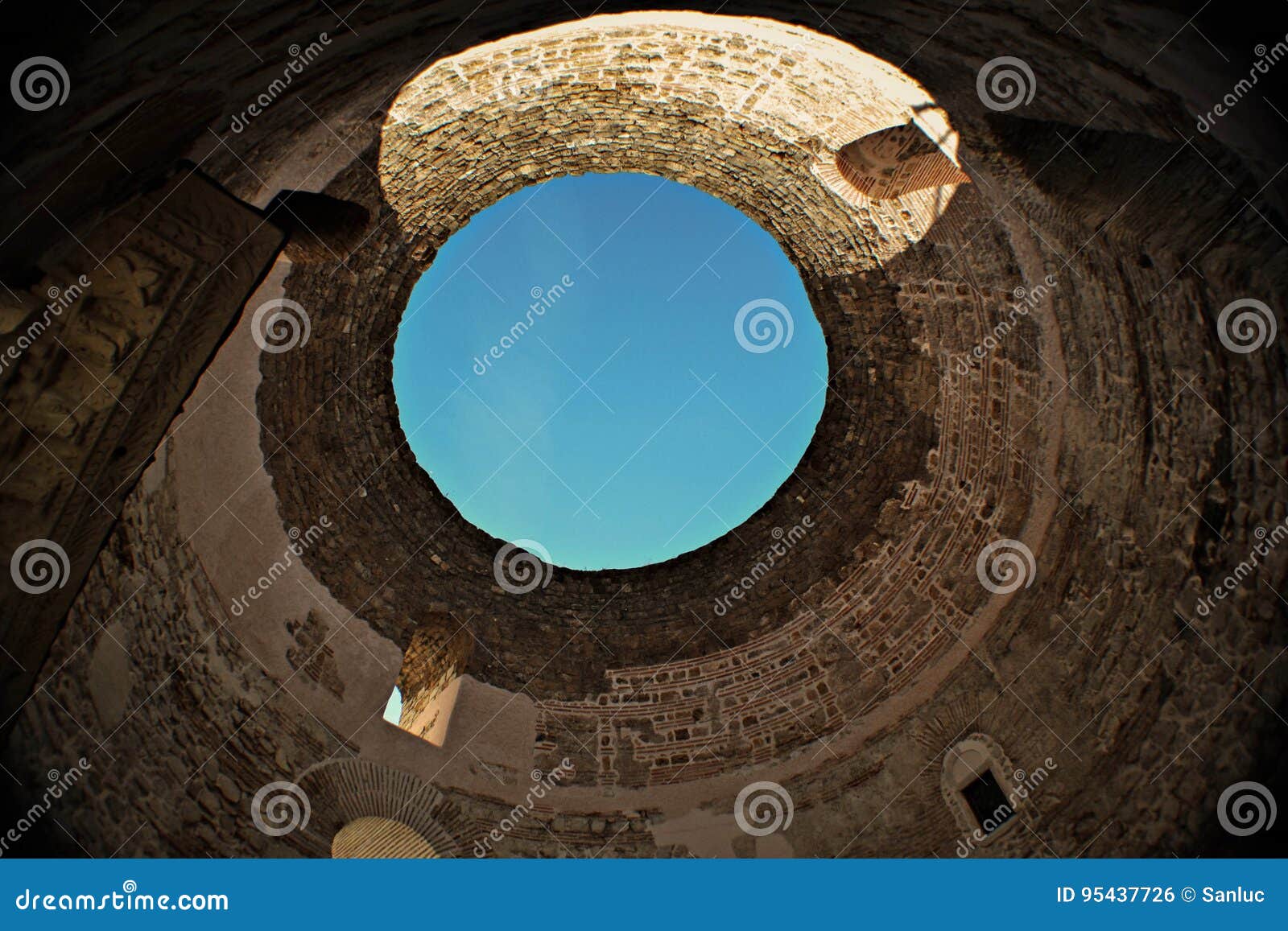 Vestibul in town Split stock photo. Image of history - 95437726