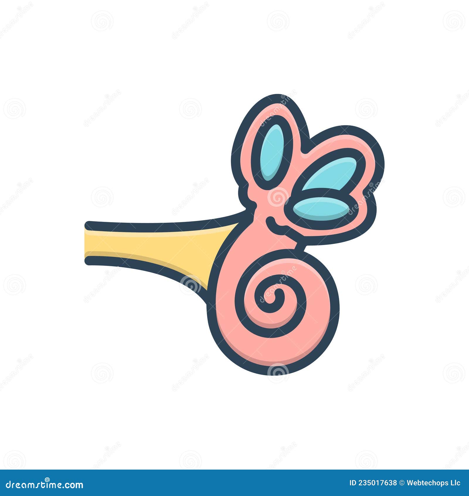 Vestibular Sensory System - Icon Cartoon Vector | CartoonDealer.com ...