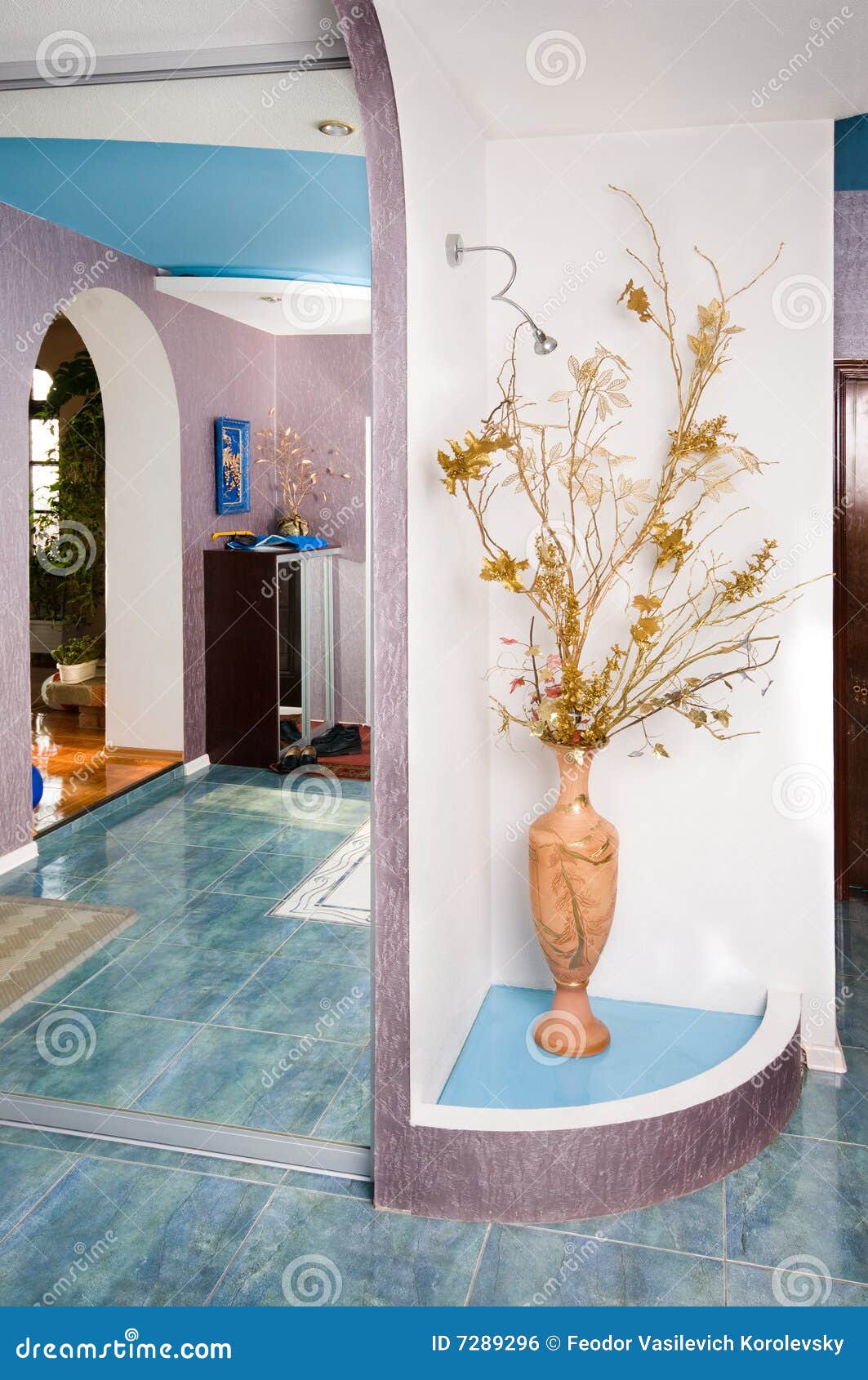 Vestibule(Hall) a Cottage Room. Stock Photo - Image of cottage ...