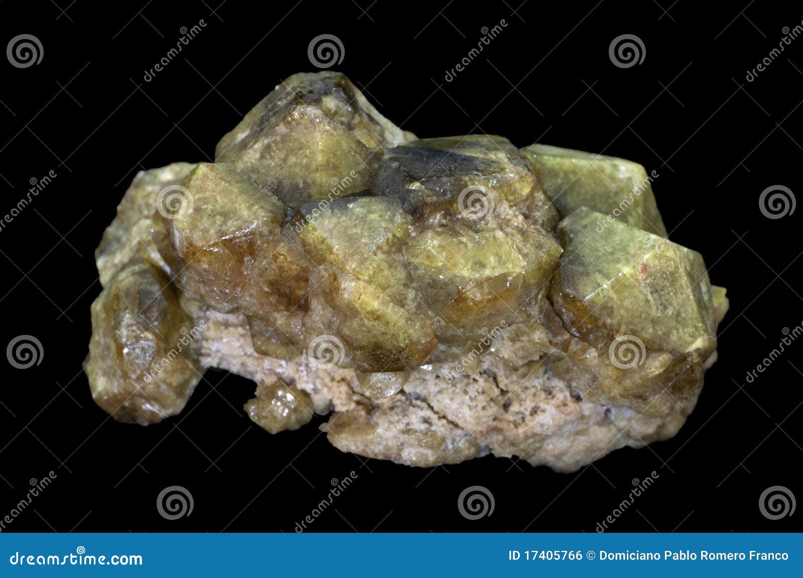 Vesuvianite Idocrase Mineral Stone Stock Photo - Image of mineralogy ...