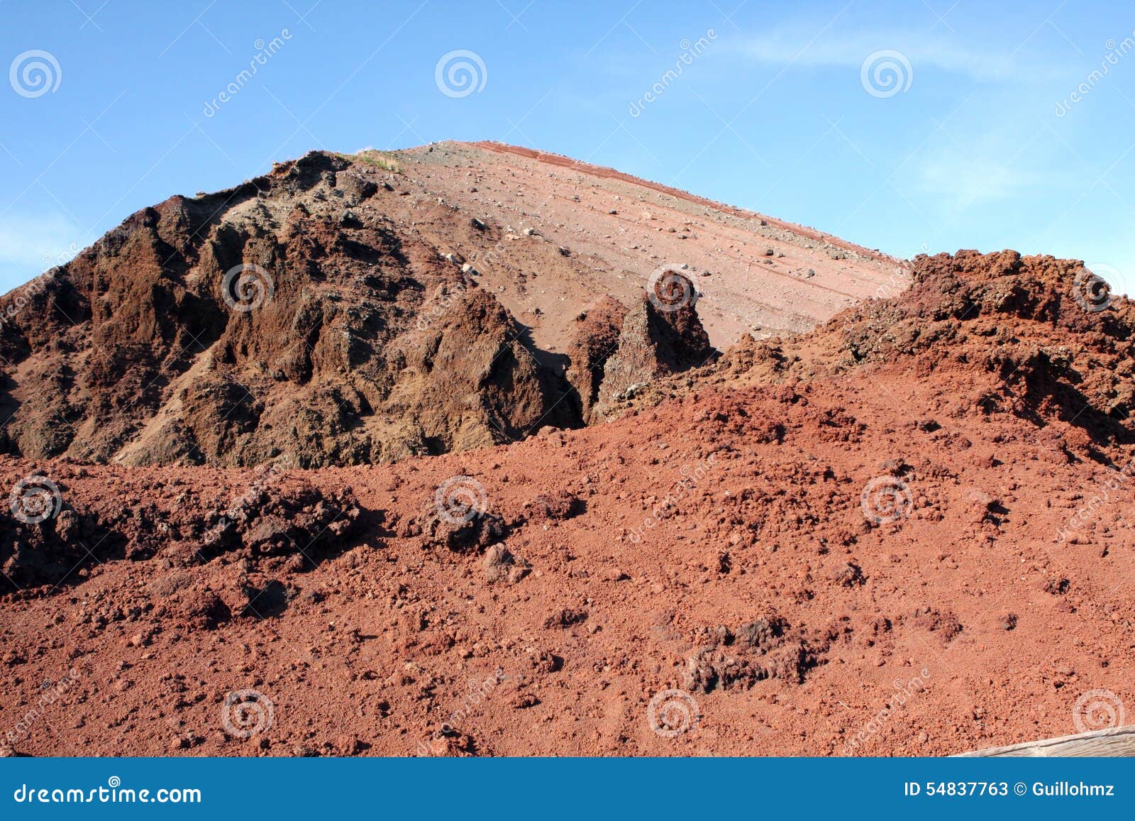 Vesuvio Volcano Crater Italy Immagine Stock - Immagine di lava, vesuvio ...