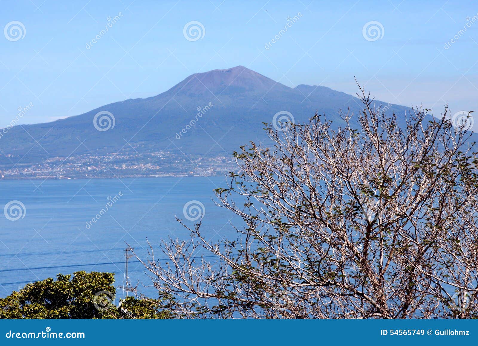 Vesuvio Volcano Naples Italy Image stock - Image of italien, nuit: 54565749