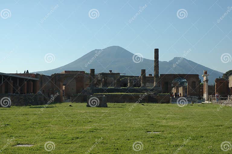 Vesuvius stock photo. Image of pompeii, italy, building - 135486