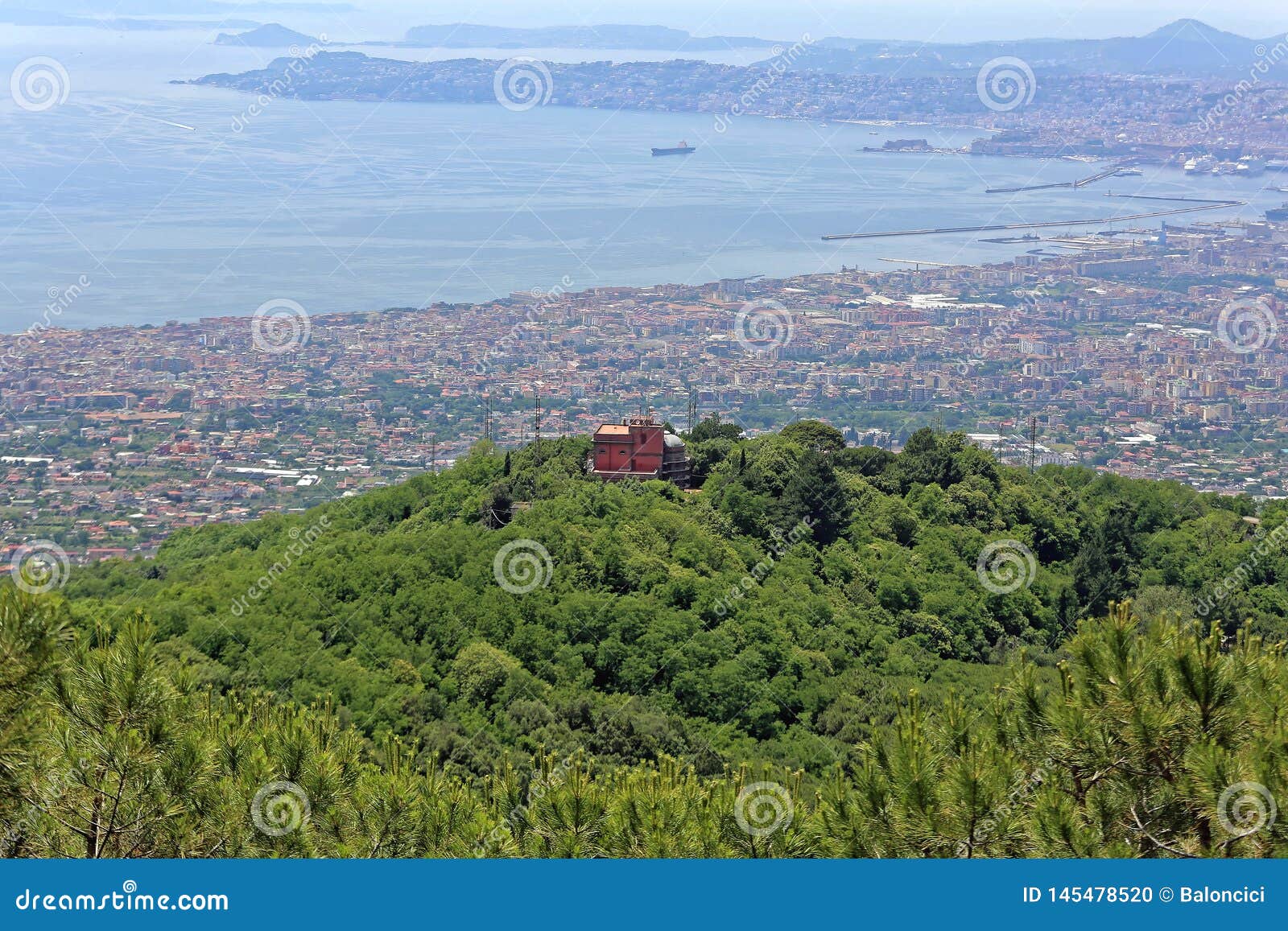 Vesuvius Observatory Naples Stock Photo - Image of volcano, observatory ...