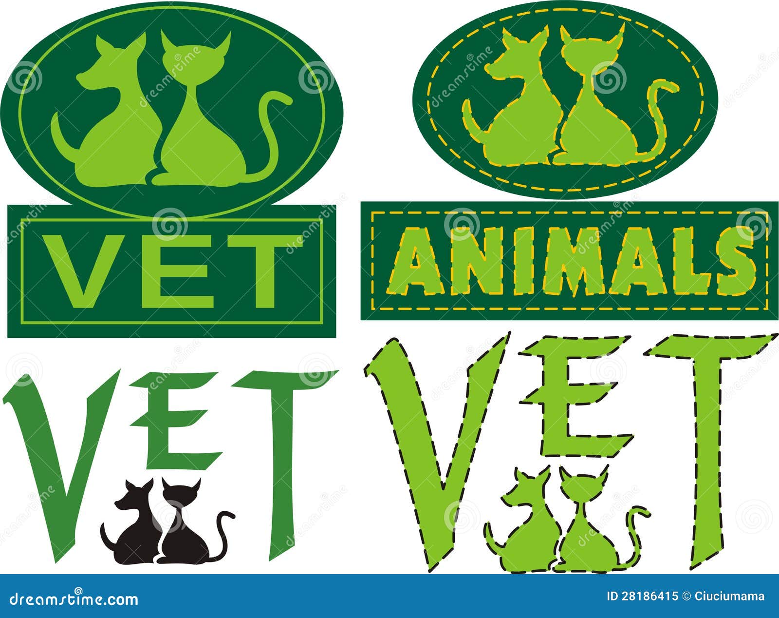 Vet emblem stock vector. Illustration of companion, veterinarians ...