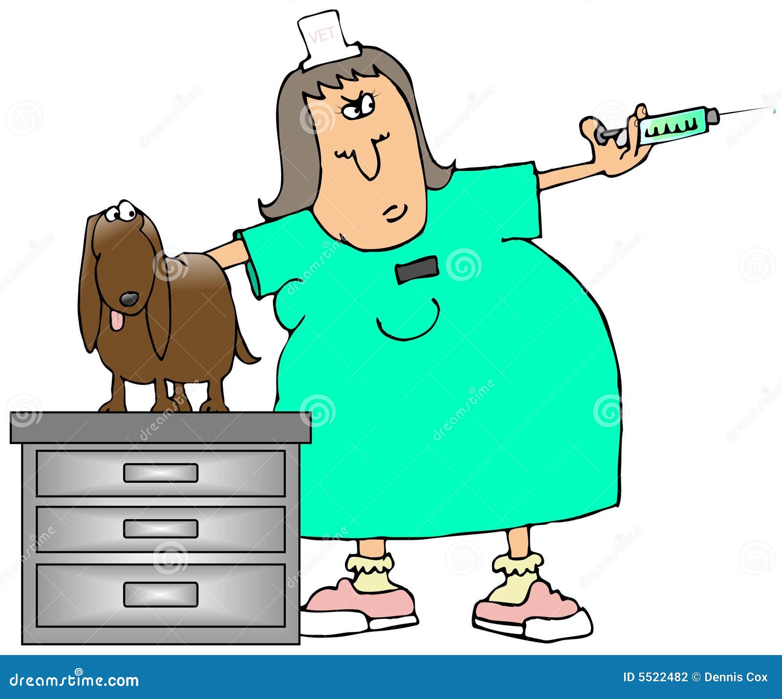 Vet Tech stock illustration. Illustration of veterinarian - 5522482