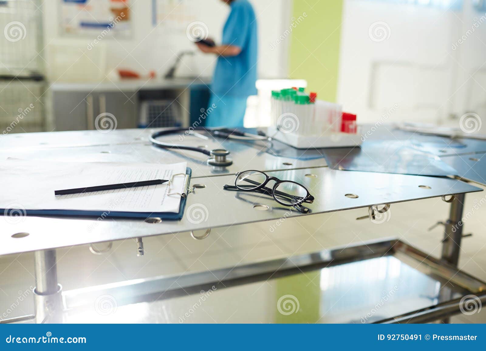 Vet workplace stock image. Image of eyeglasses, professional - 92750491