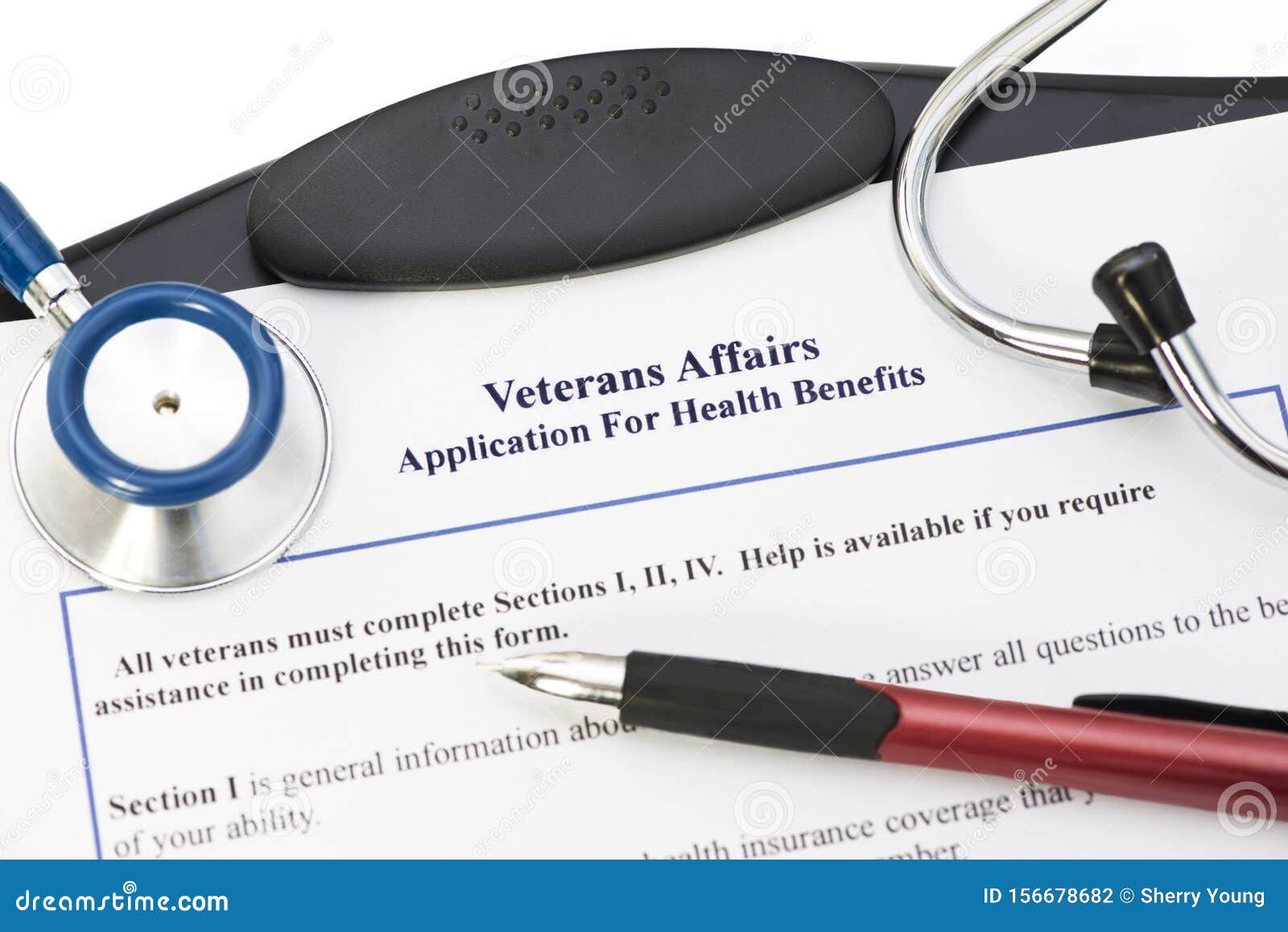 Veteran Application for Benefits Stock Photo - Image of apply, benefit ...