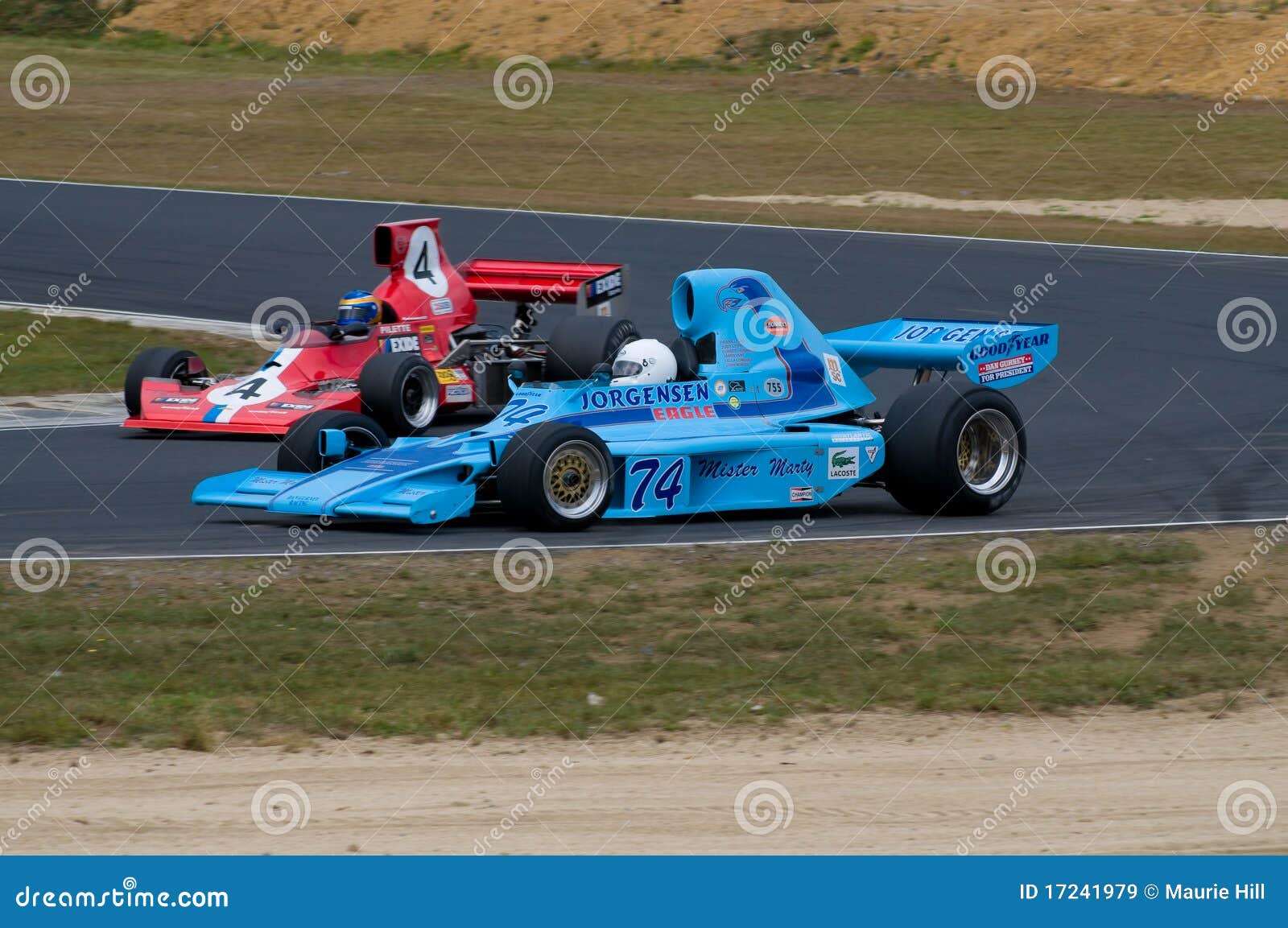 Veteran Gurney Eagle F5000 Car at Speed Editorial Stock Image - Image ...