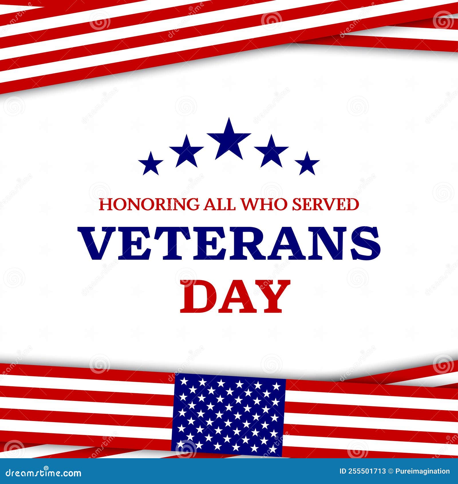 Veterans Day with American Flag, Modern Design Stock Vector ... Veterans Day with American Flag, Modern Design Stock Vector ...