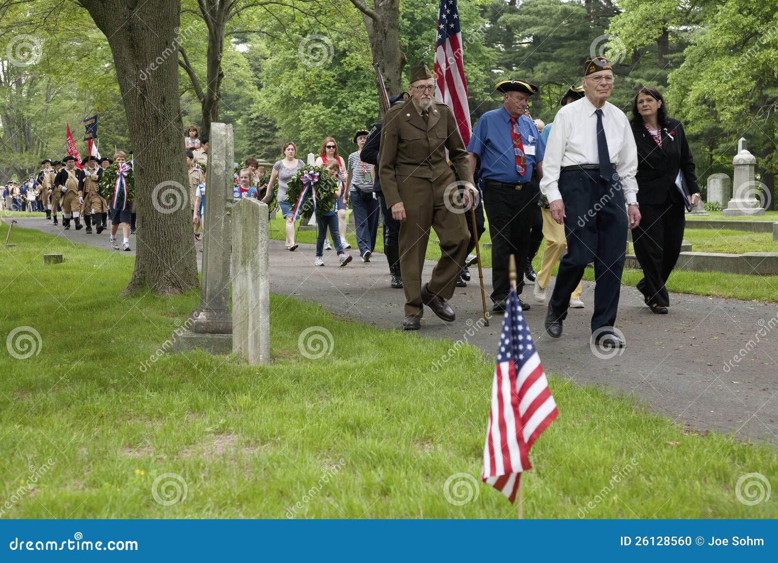 Veterans March on Memorial Day Editorial Image - Image of soldier ...