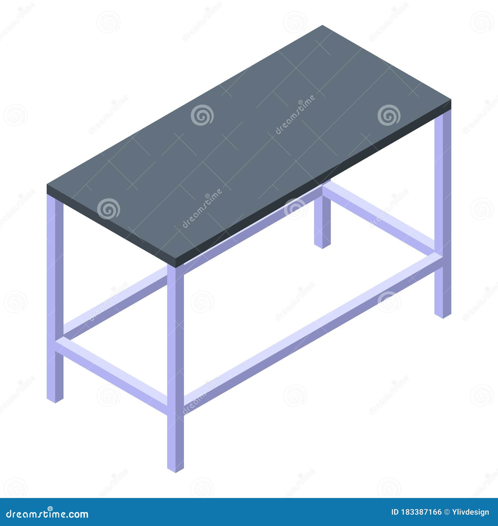 Veterinarian Table Icon, Isometric Style Stock Vector - Illustration of ...