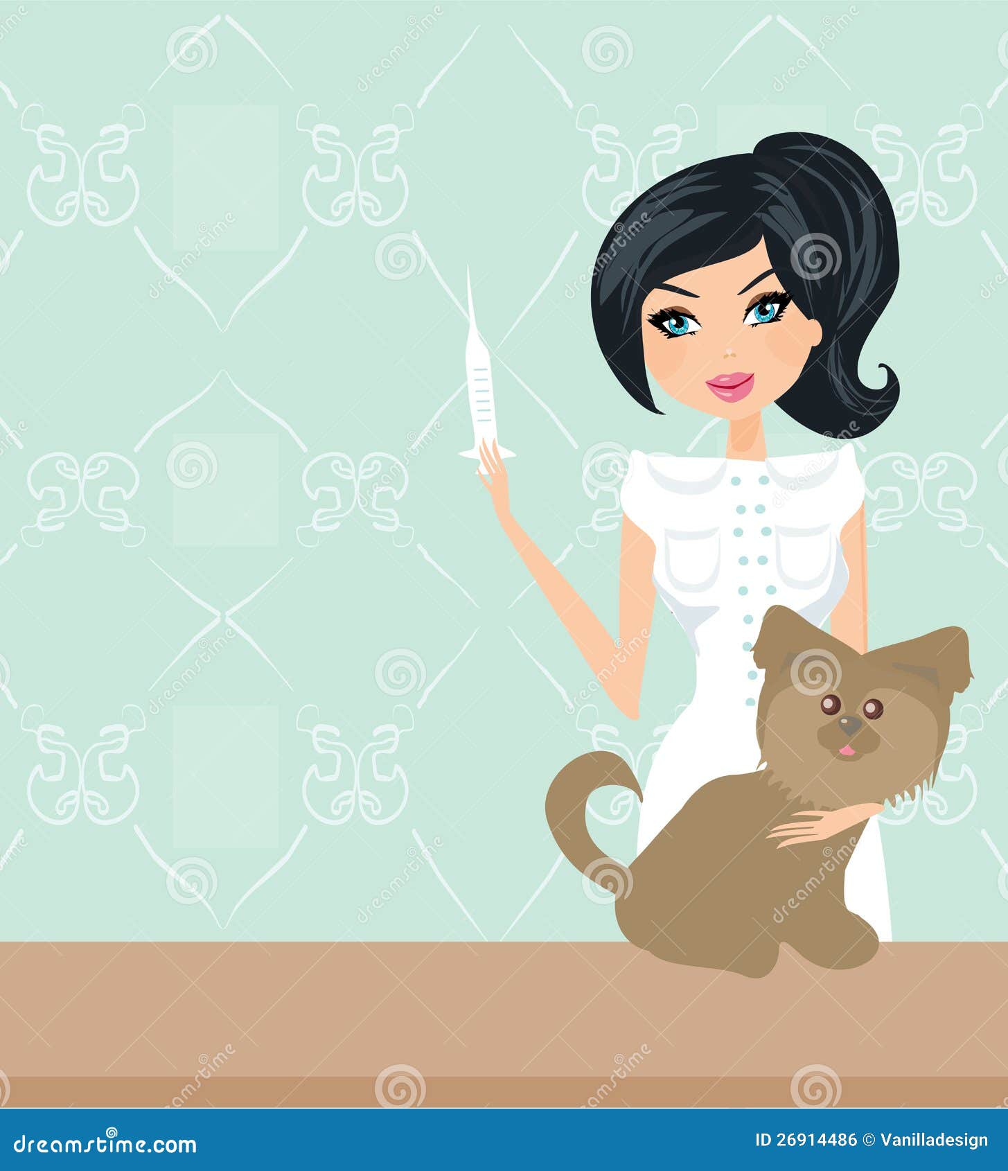 Animal Doctor Stickers Vector Illustration | CartoonDealer.com #27483362