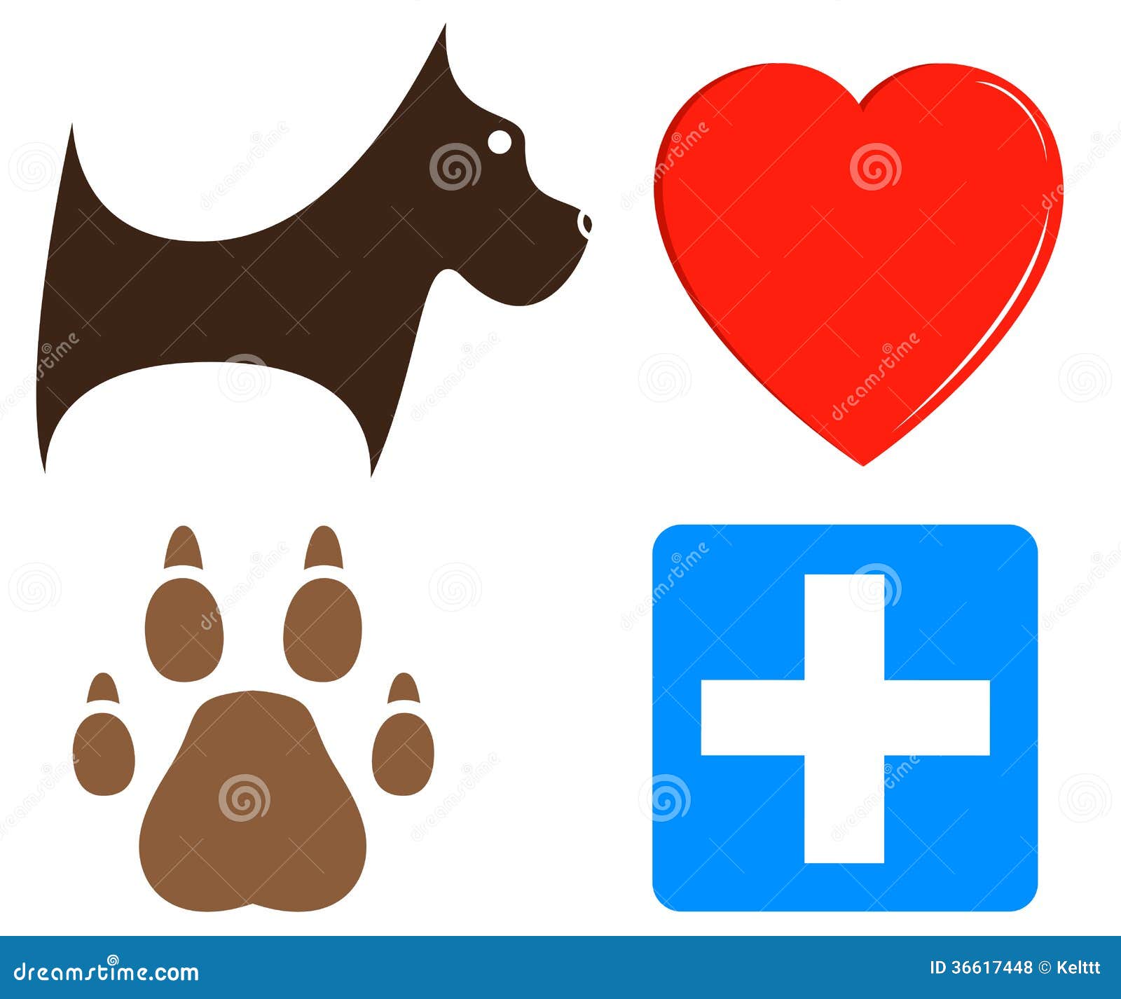 Veterinary Icons for Pet Help Stock Vector - Illustration of puppy ...