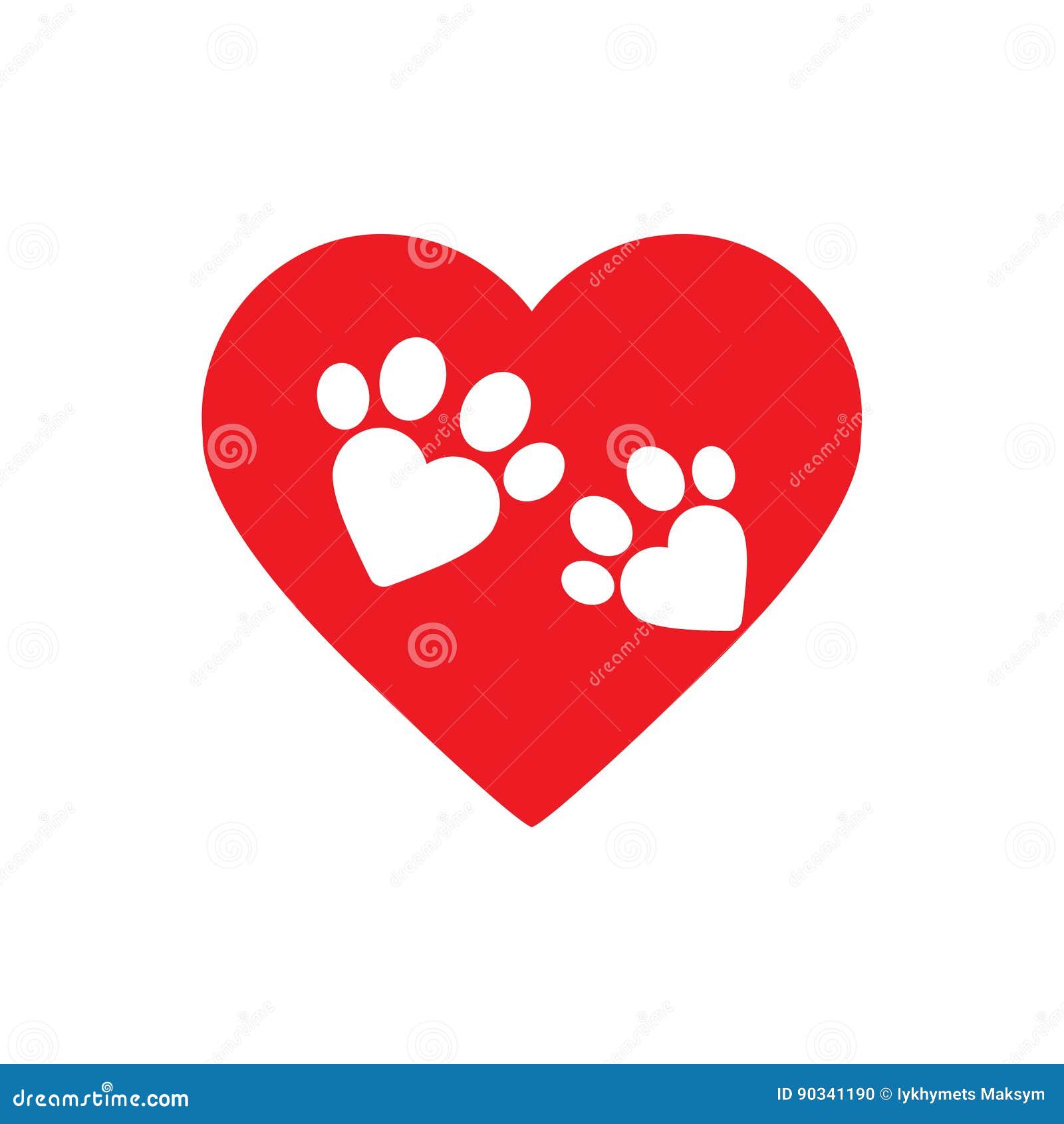 Veterinary Medicine Icon Heart Stock Illustration - Illustration of ...