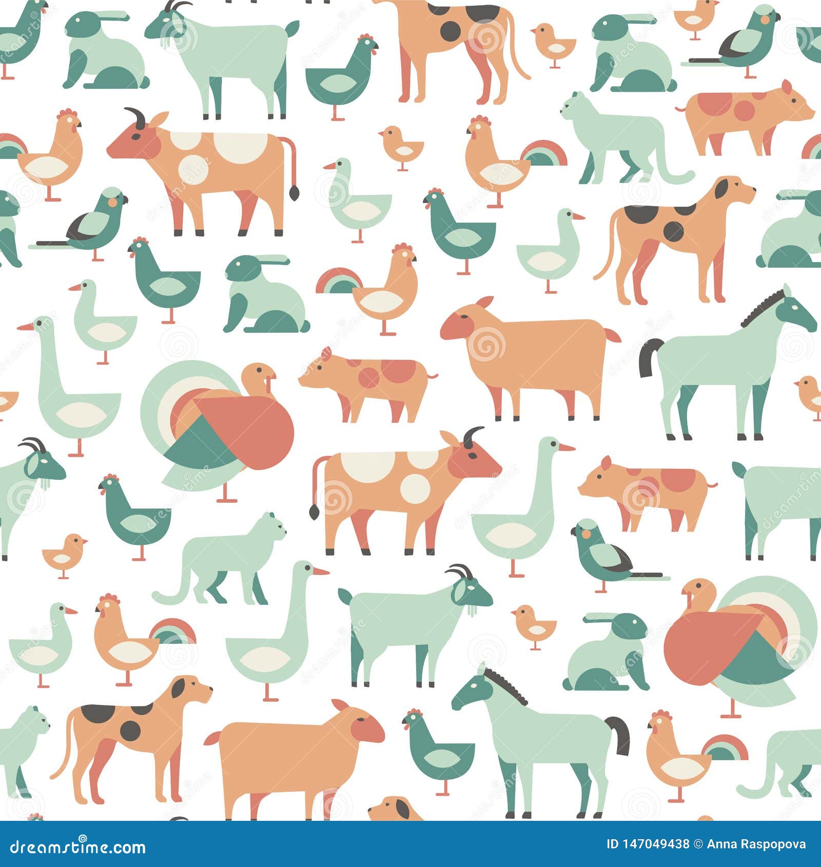 Veterinary Pattern Vector Pet Animal Puppy Kitty Character On Vetclinic ...