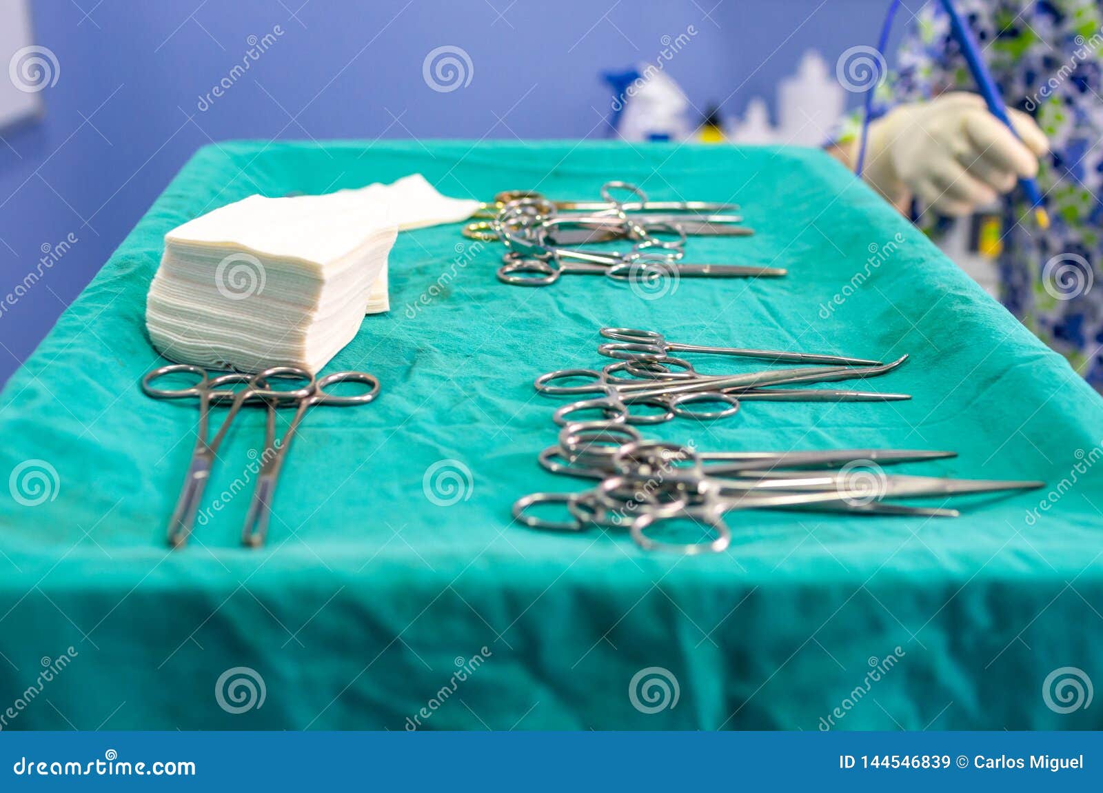 Veterinary Surgeon with Surgery Material Stock Image - Image of ...