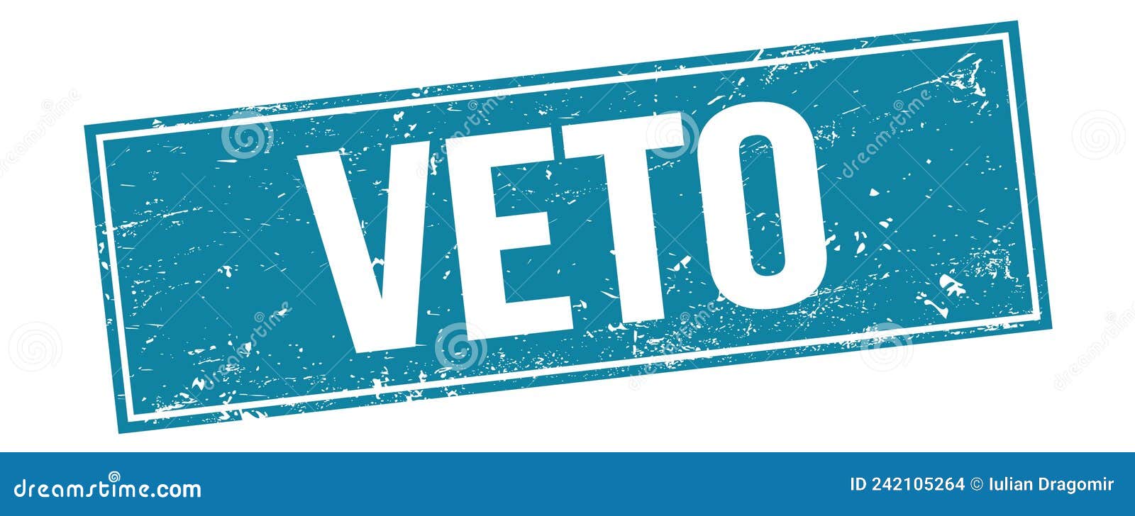 VETO Text On Red Vintage Lines Stamp Royalty-Free Stock Photo ...