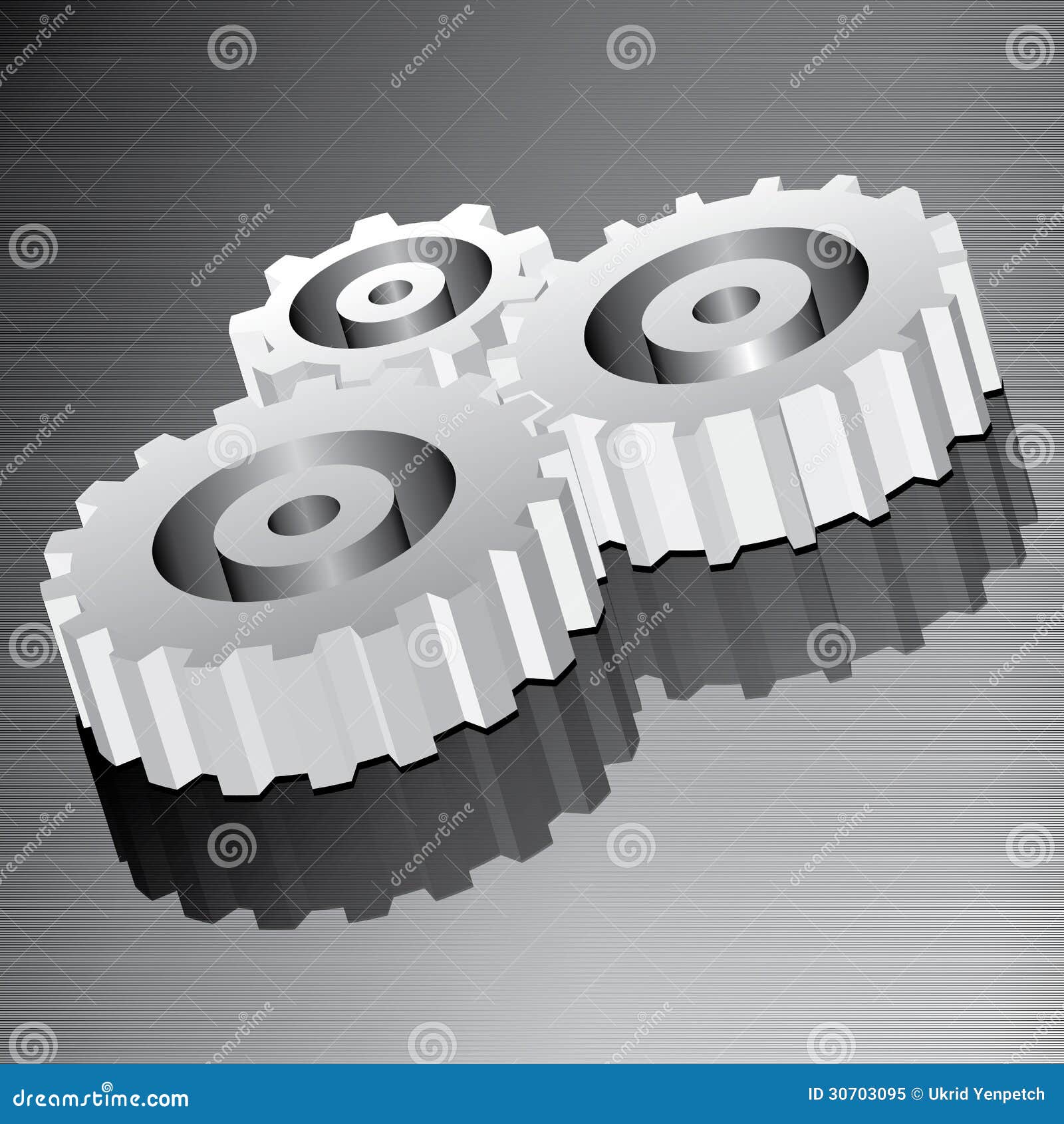 Vetor da engrenagem ilustração do vetor. Ilustração de motor - 30703095